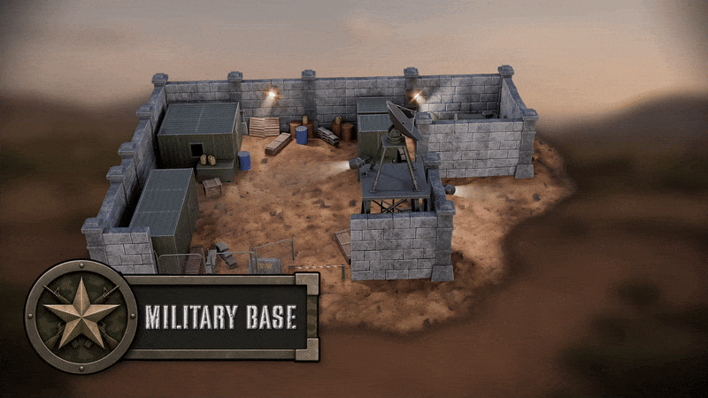 3D Tudor - 3DT Modular Military Base Pack – Stylized Asset Collection