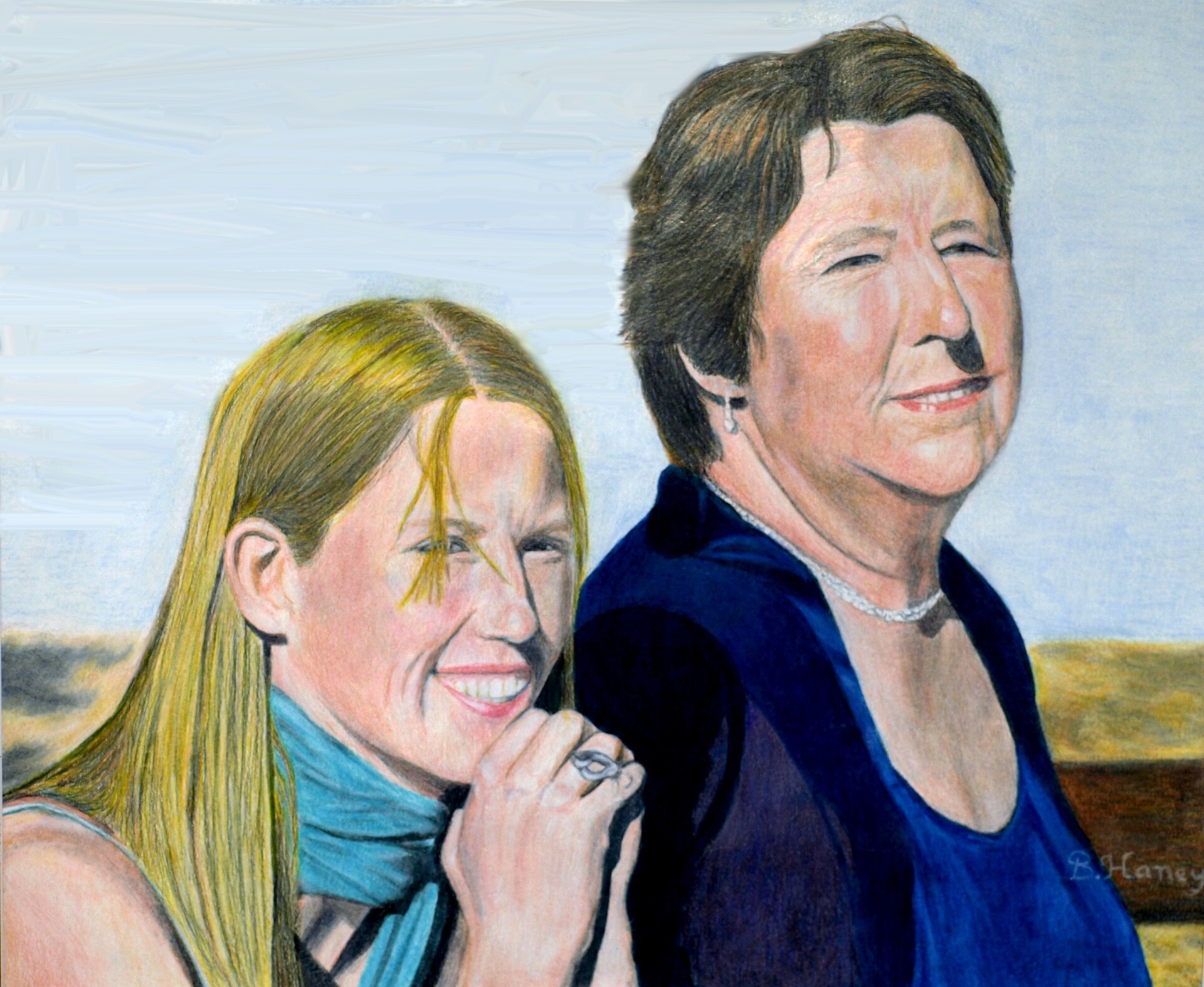 ArtStation - Two generations in the sun