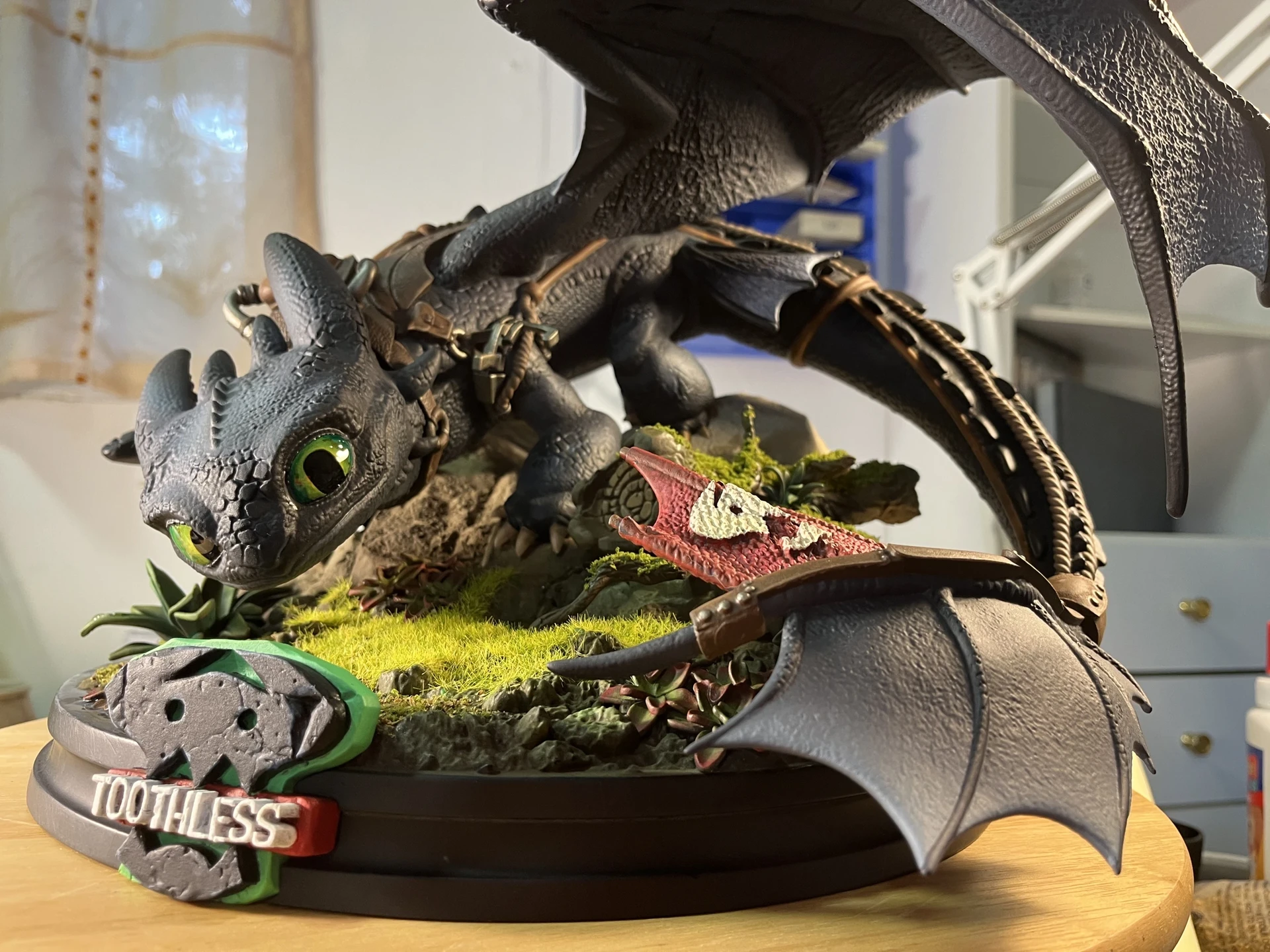 ArtStation - Toothless Figure FanArt 3D Modeled & 3D Printed