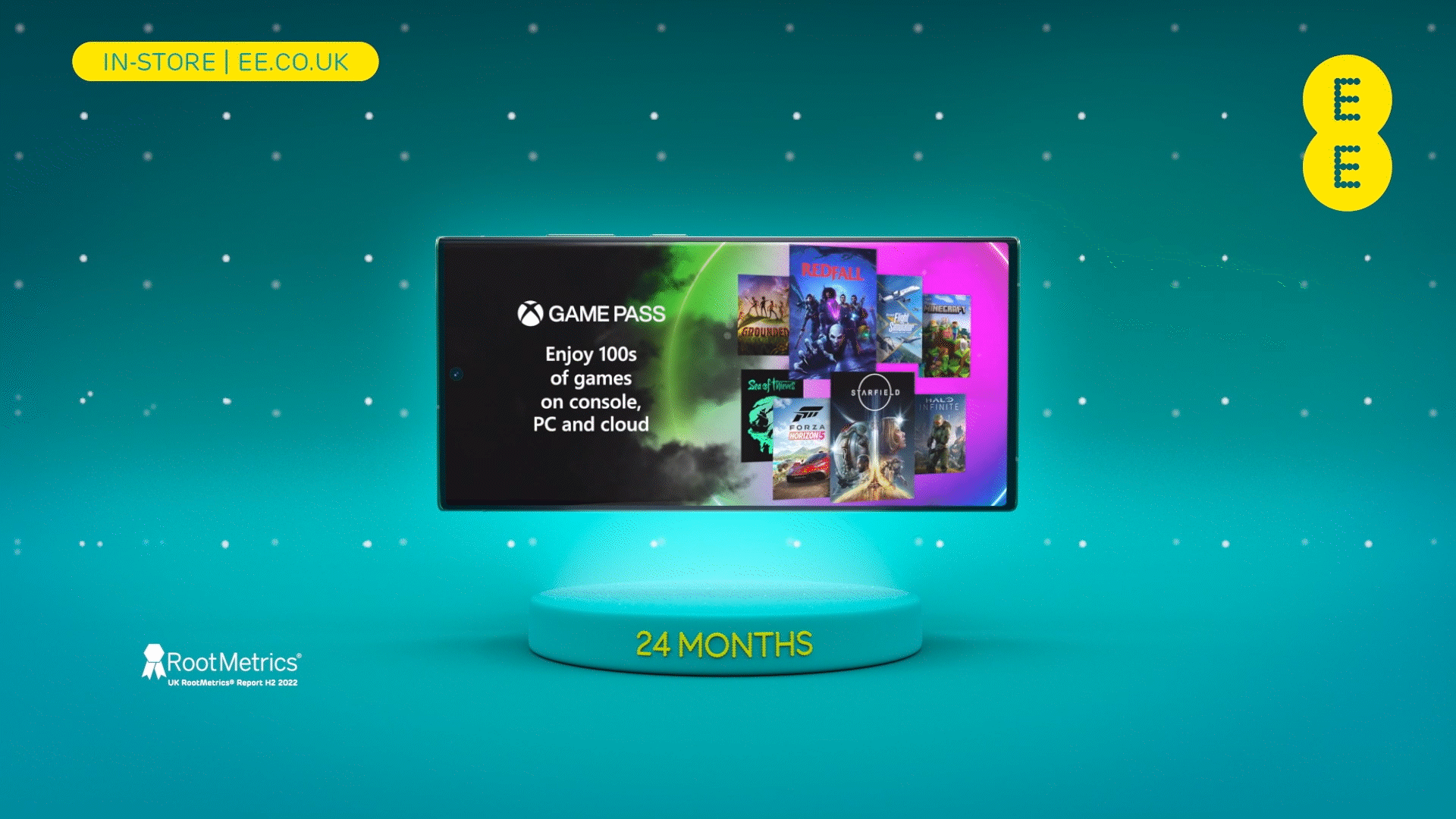 Nataly Webb - Backgrounds and digital twin for S23 Ultra Samsung - EE TV ad