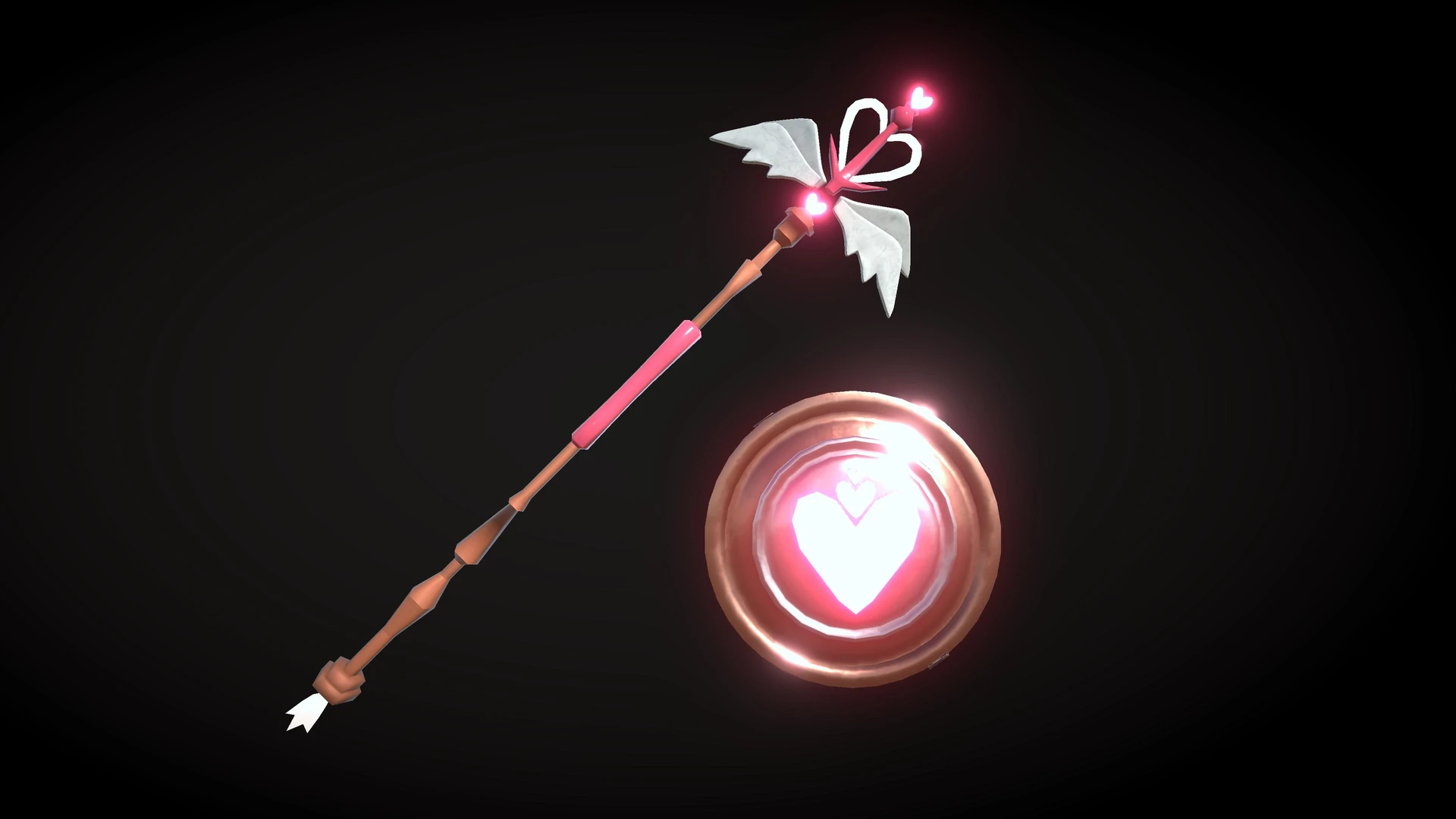 Artstation 3d Magical Girl Staff Design