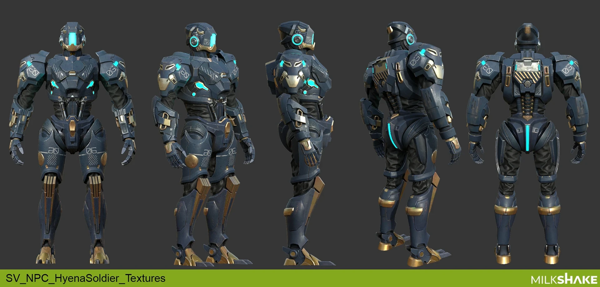 ArtStation - Robot Enemy NPC – Dysterra