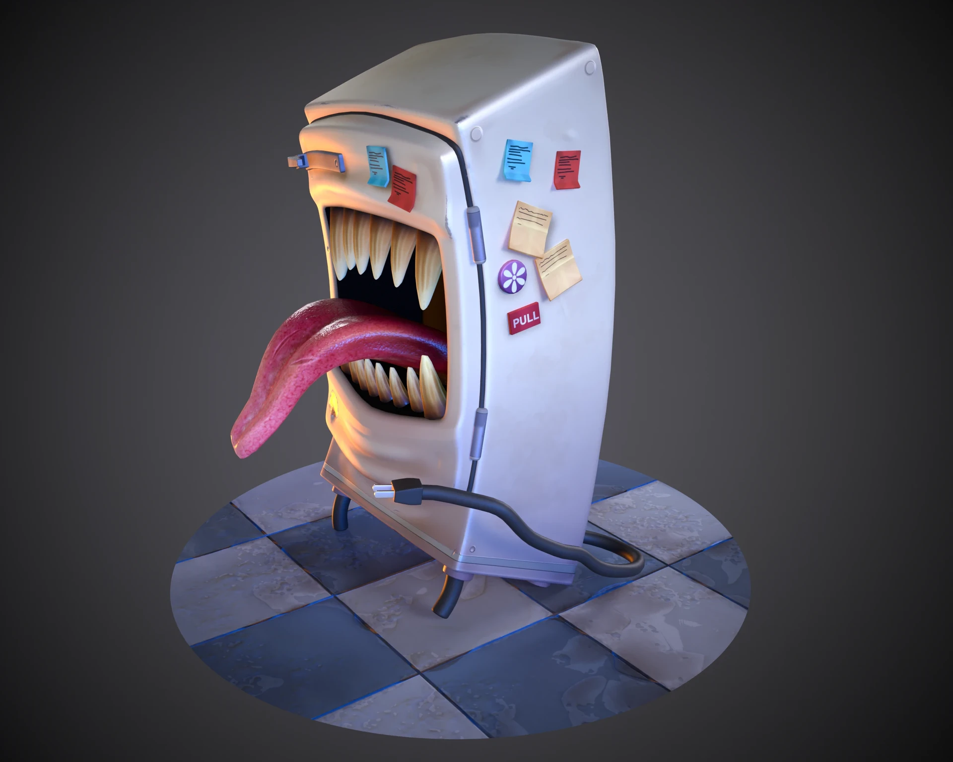 ArtStation - Killer Fridge Mimic