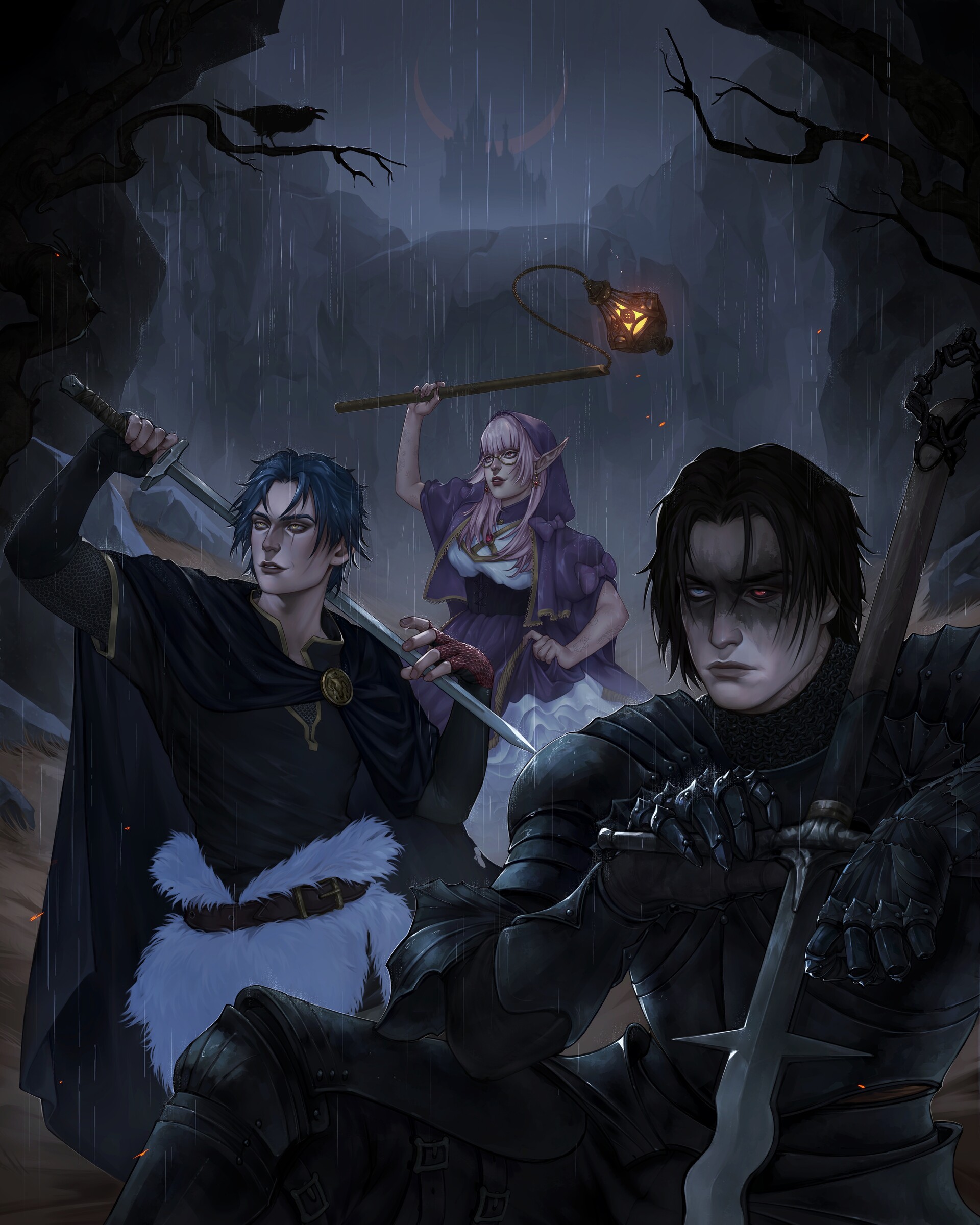 ArtStation - The Cursebreakers DND commission