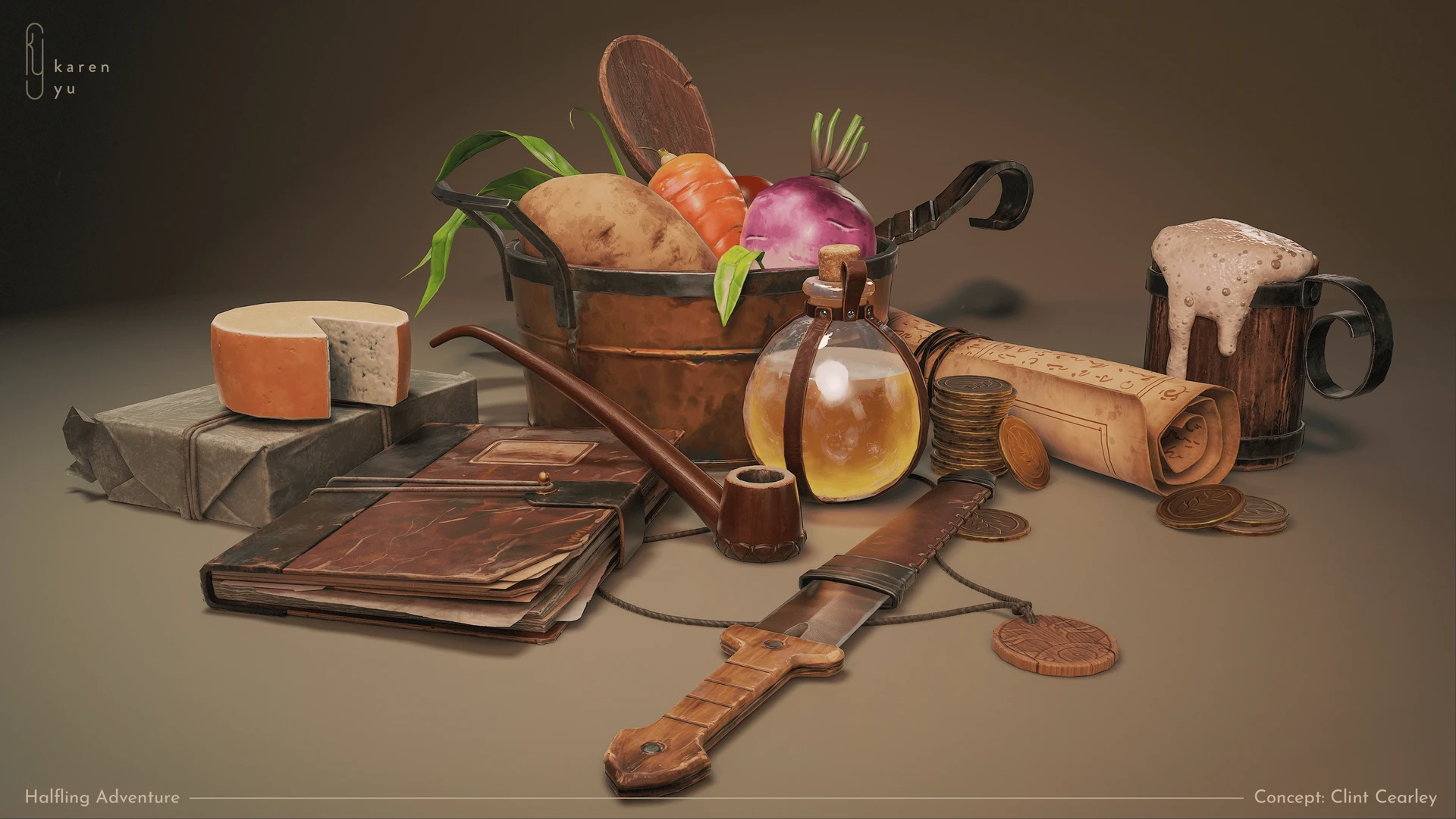 ArtStation - Halfling Adventure