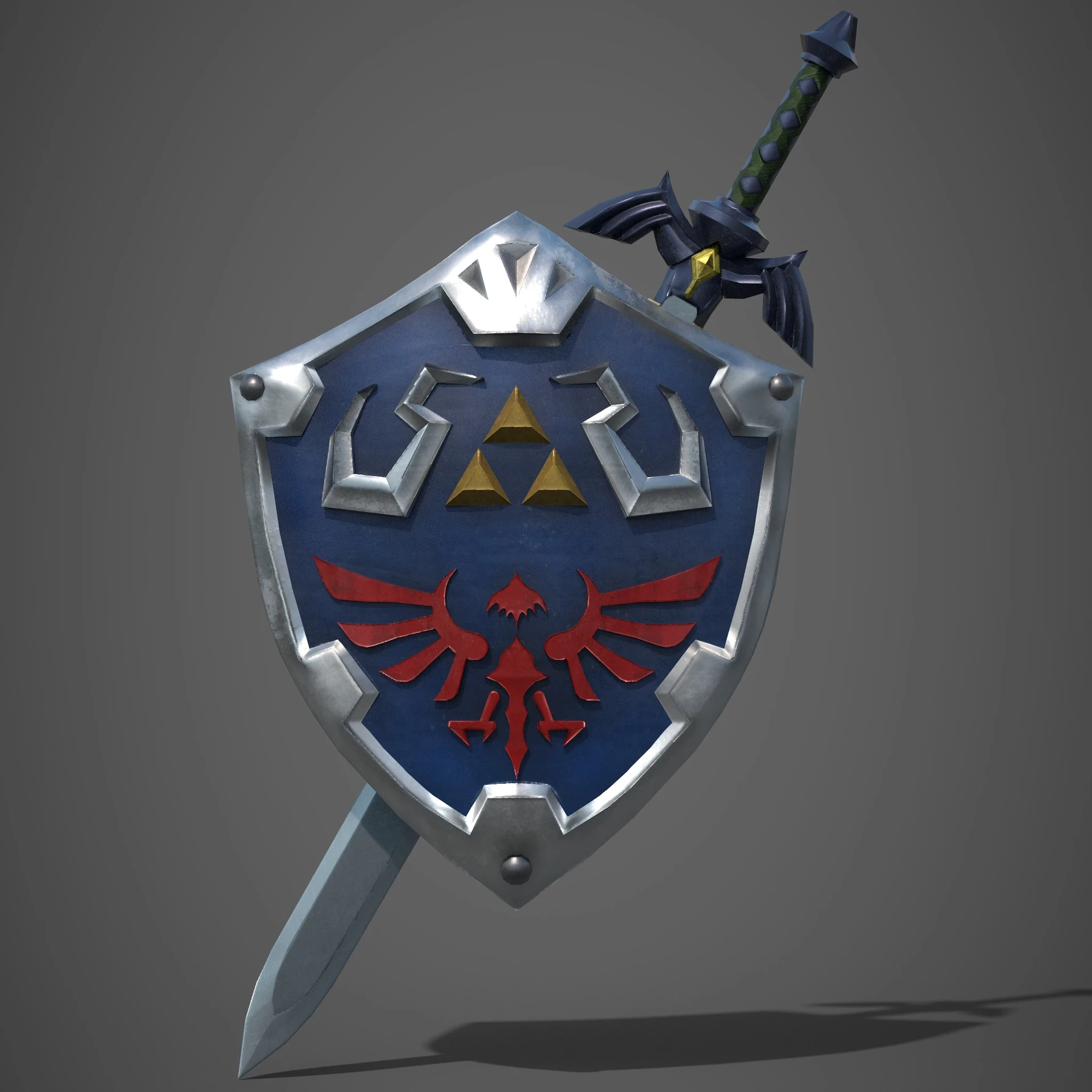 ArtStation - Master Sword & Hylian Shield