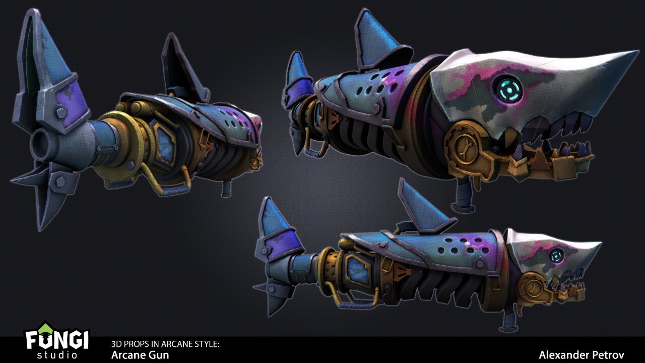 ArtStation - Arcane Weapon (Jinx's fishbones)