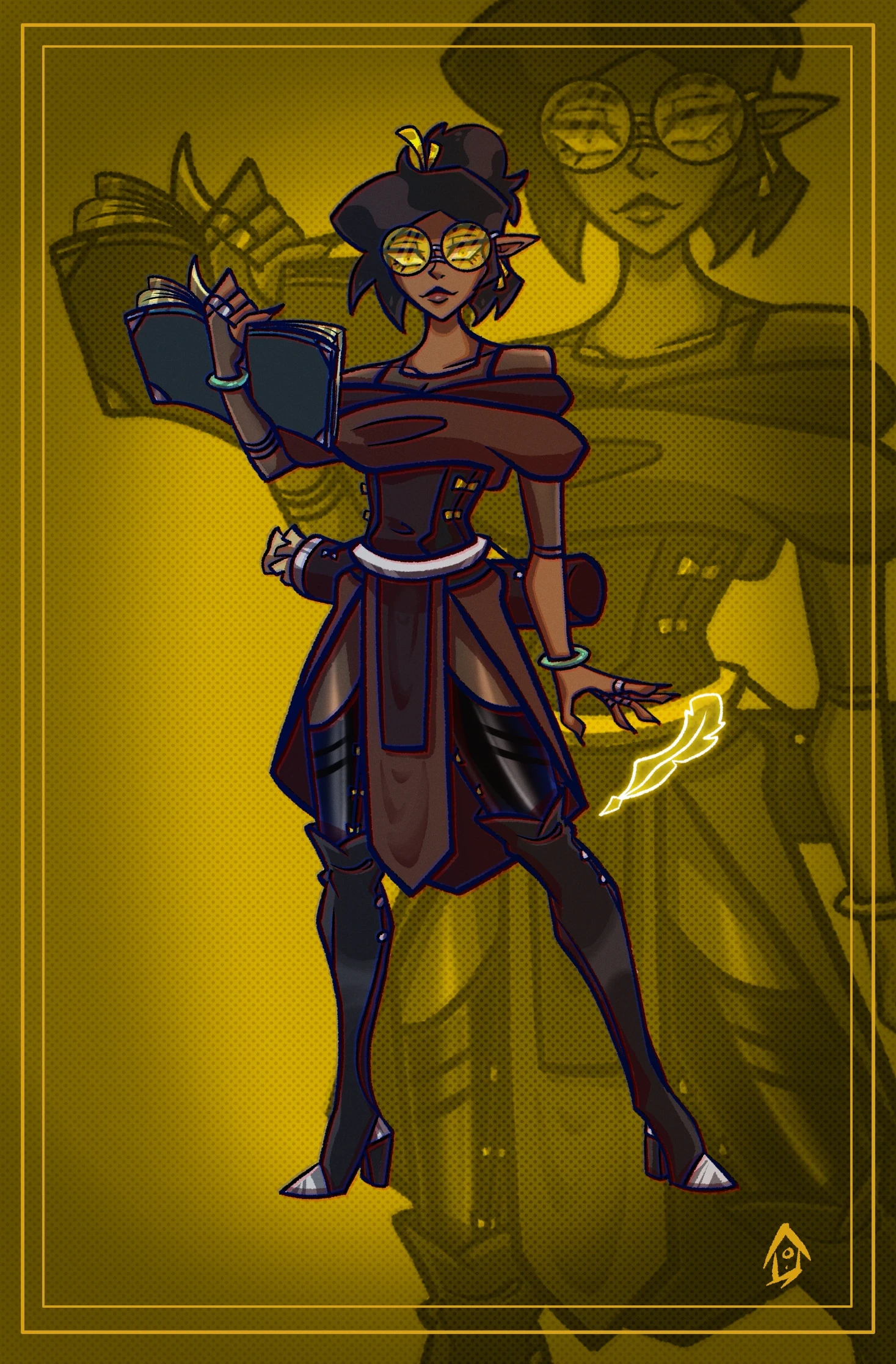 ArtStation - DnD OC Half-Elf Wizard Maya