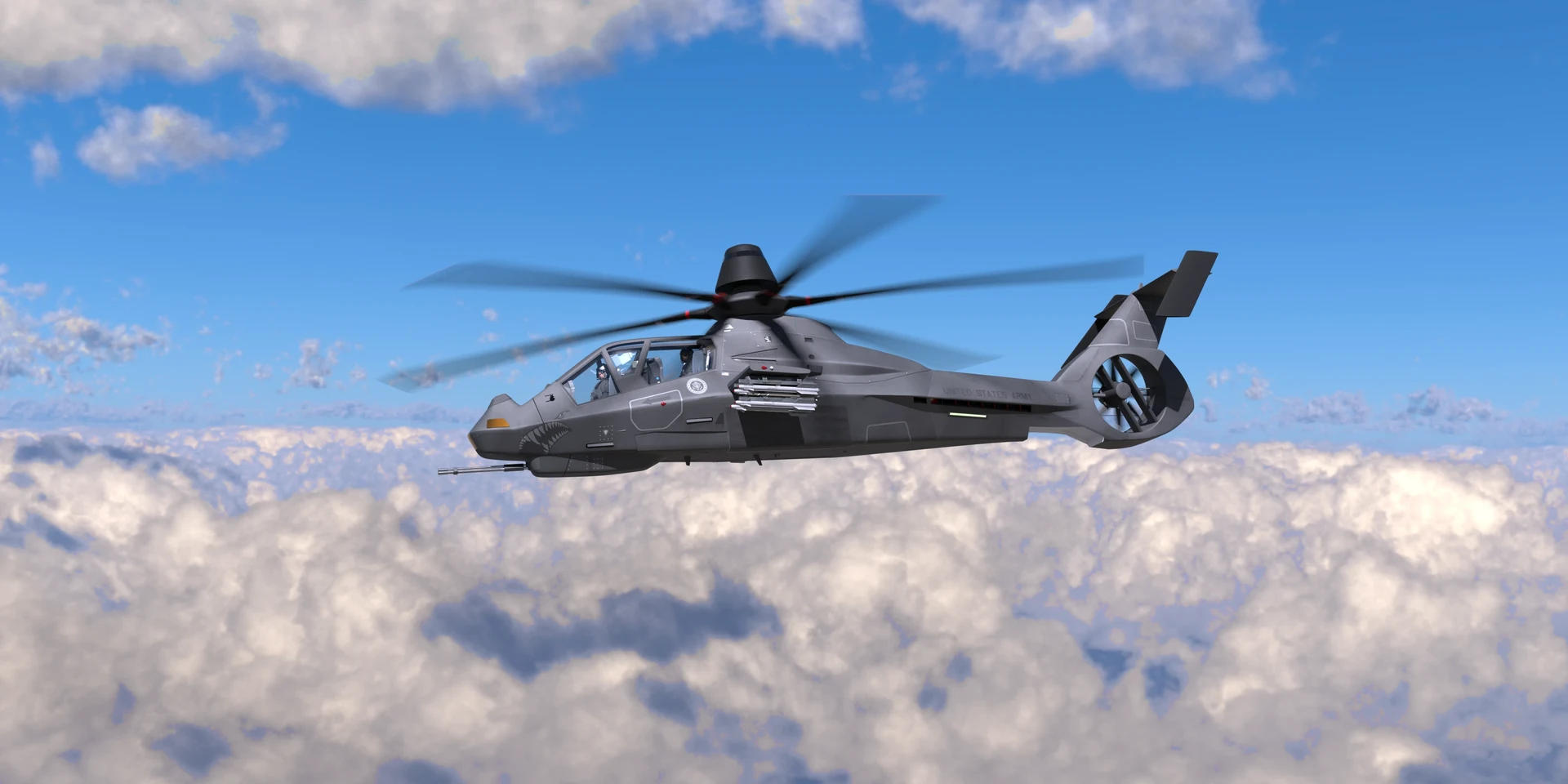 stealth attack helicopter