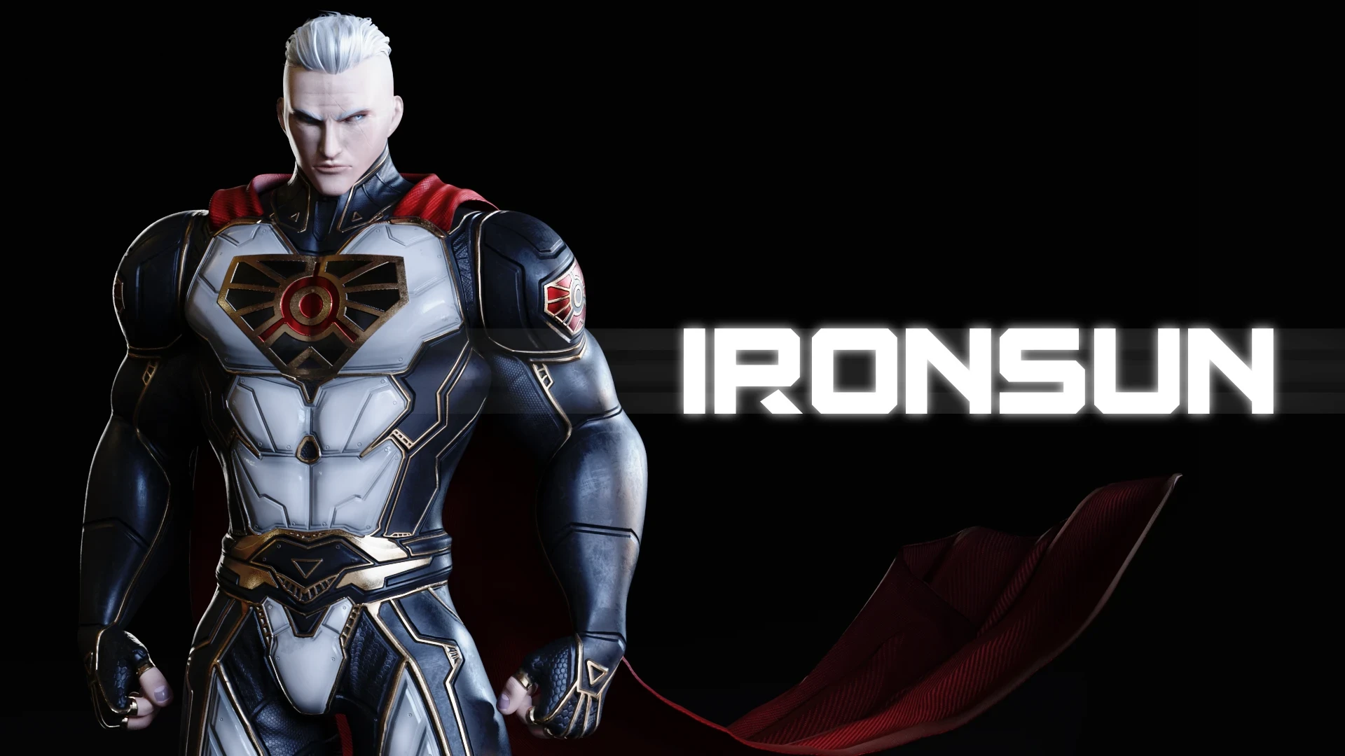 ArtStation - Male Superhero Game Character - Ironsun