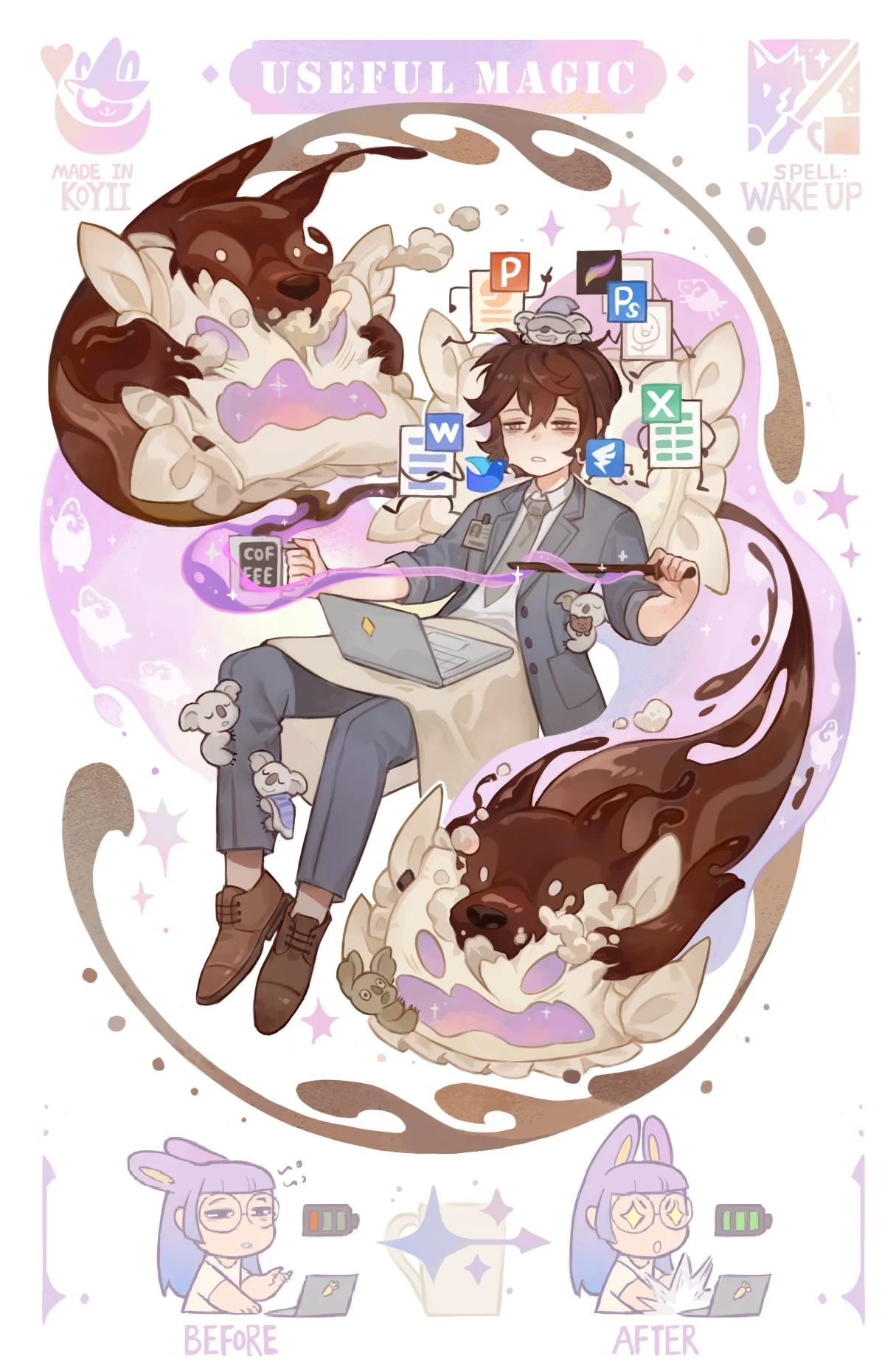 ArtStation - useful magic-wake up