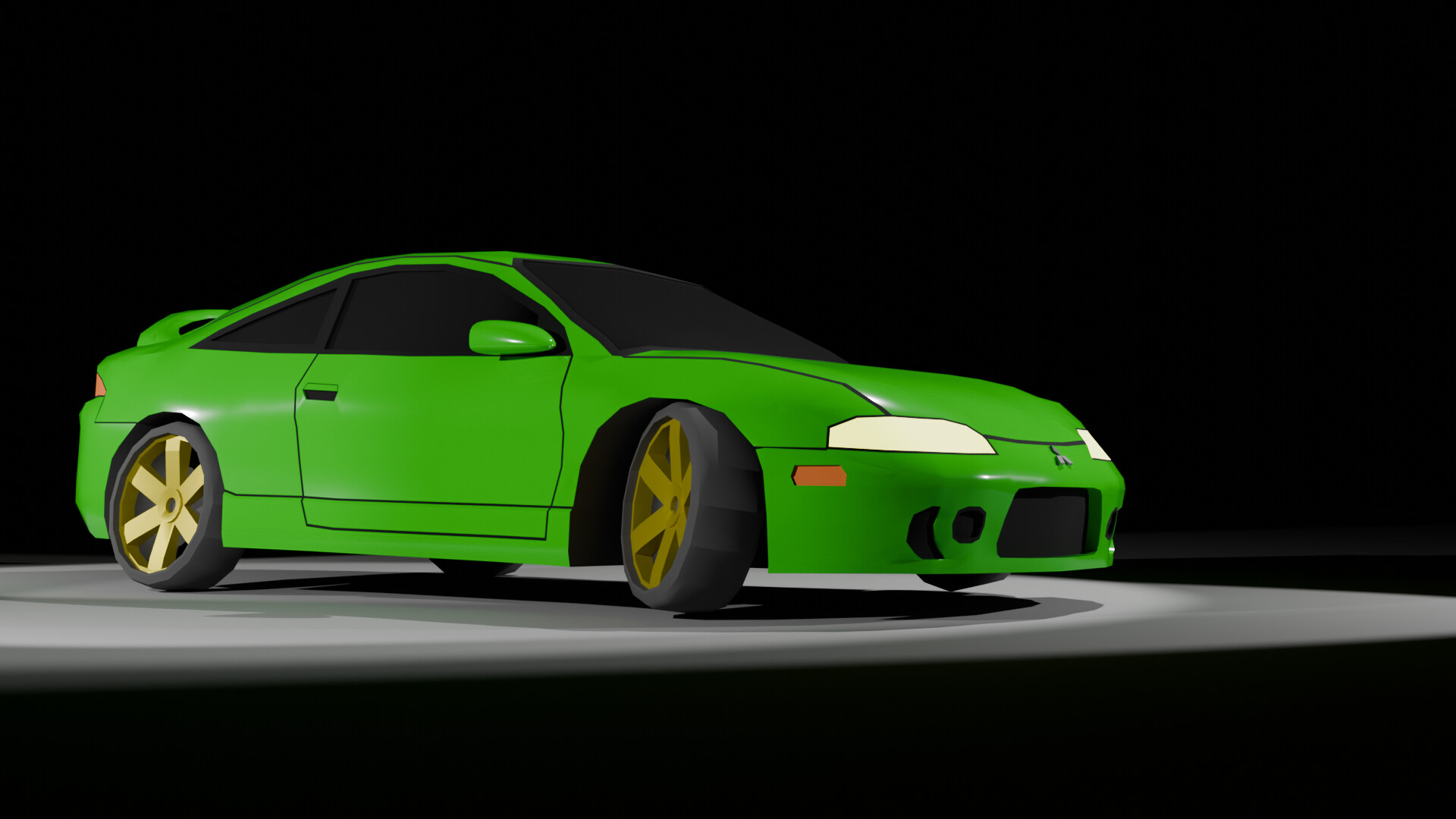 ArtStation - Mitsubishi Eclipse GSX