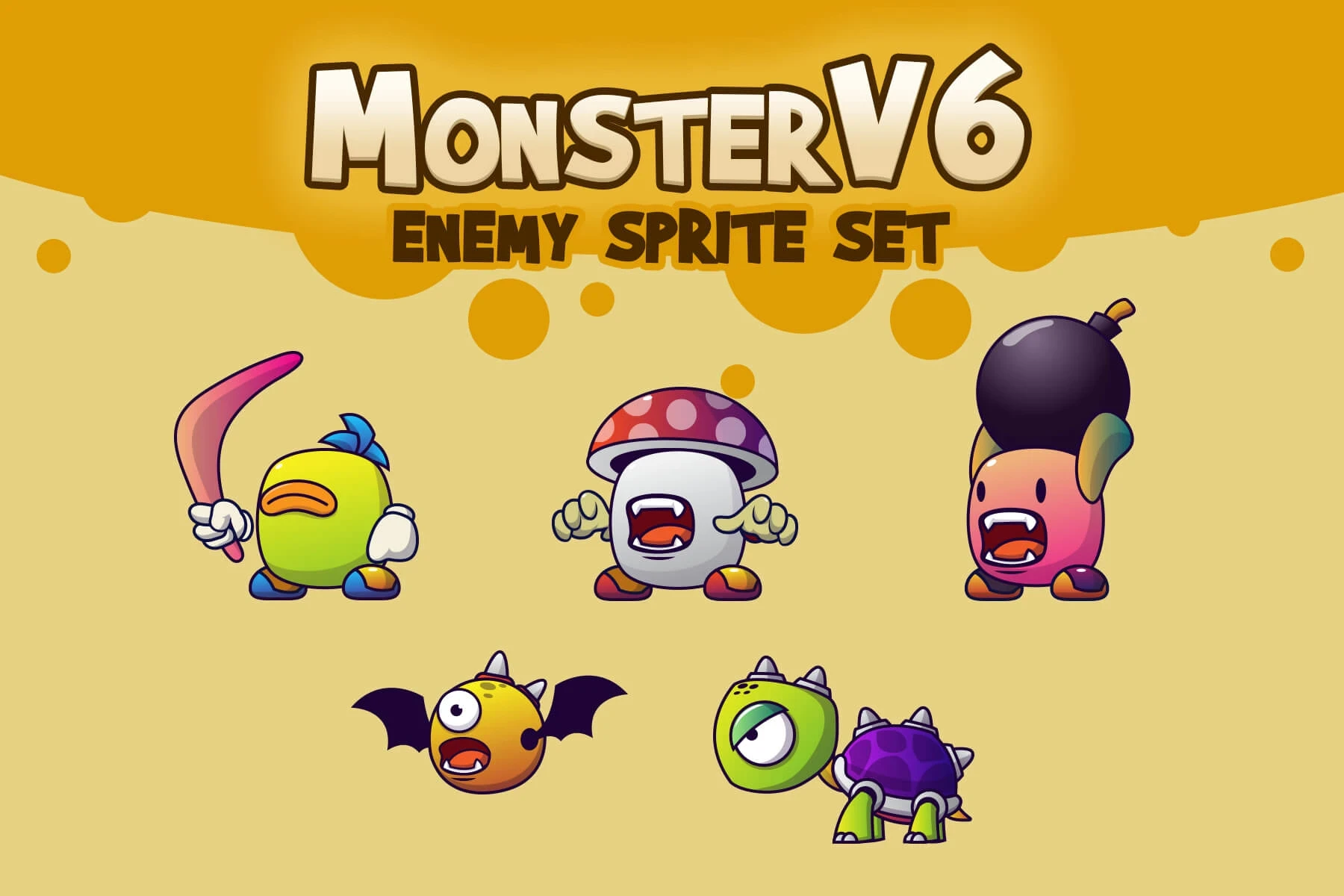 ArtStation - Monster v6 Sprite Set