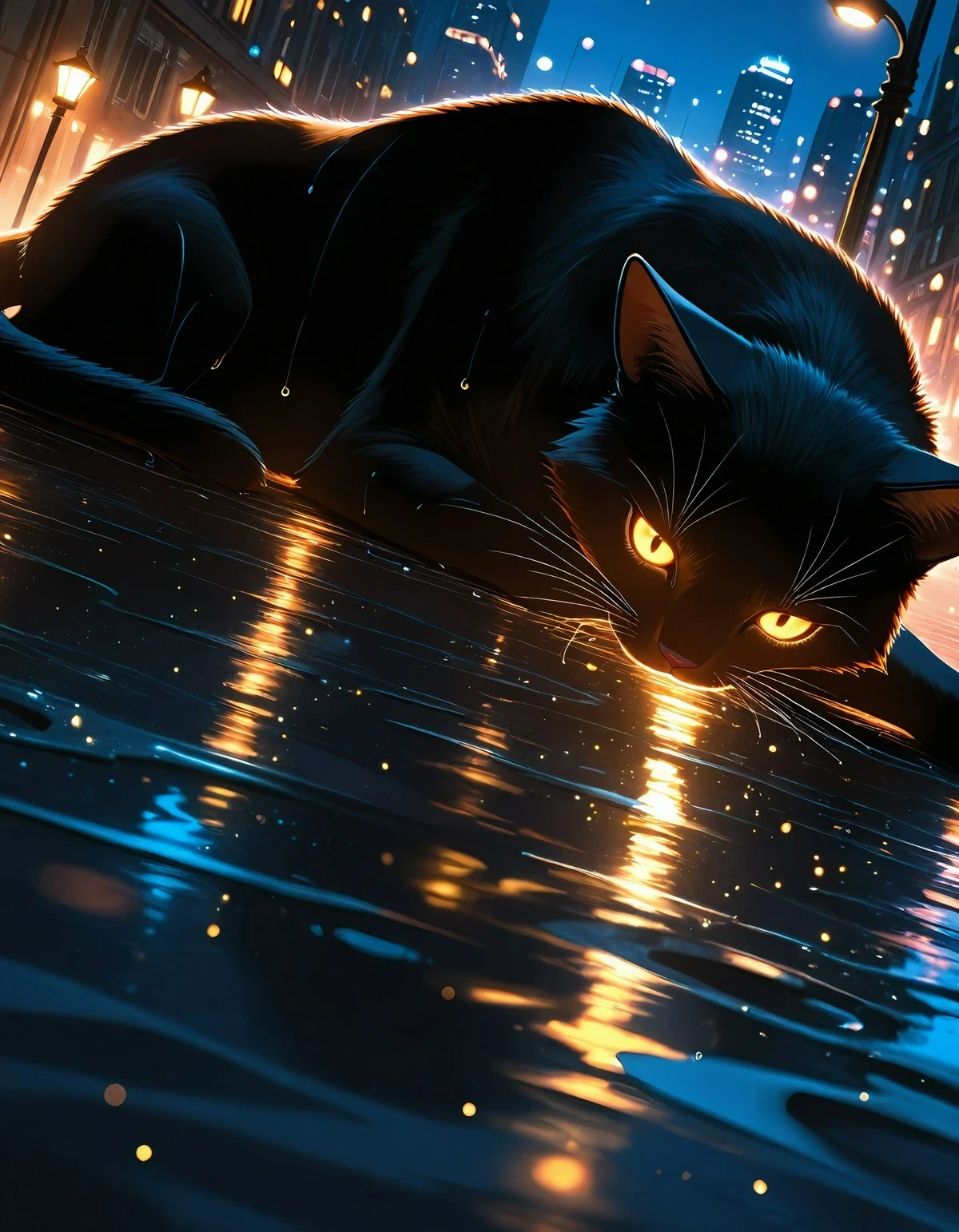ArtStation - Midnight Cat
