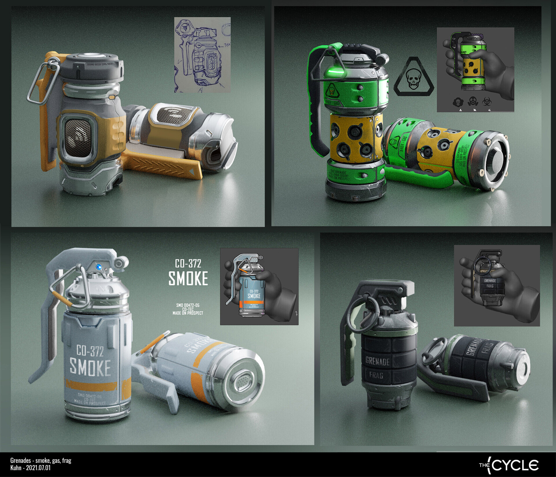Marika Kuhn - THE CYCLE | hard surface props