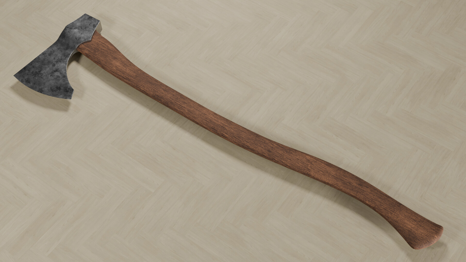 ArtStation - Battle Axe – Realistic 3D Render