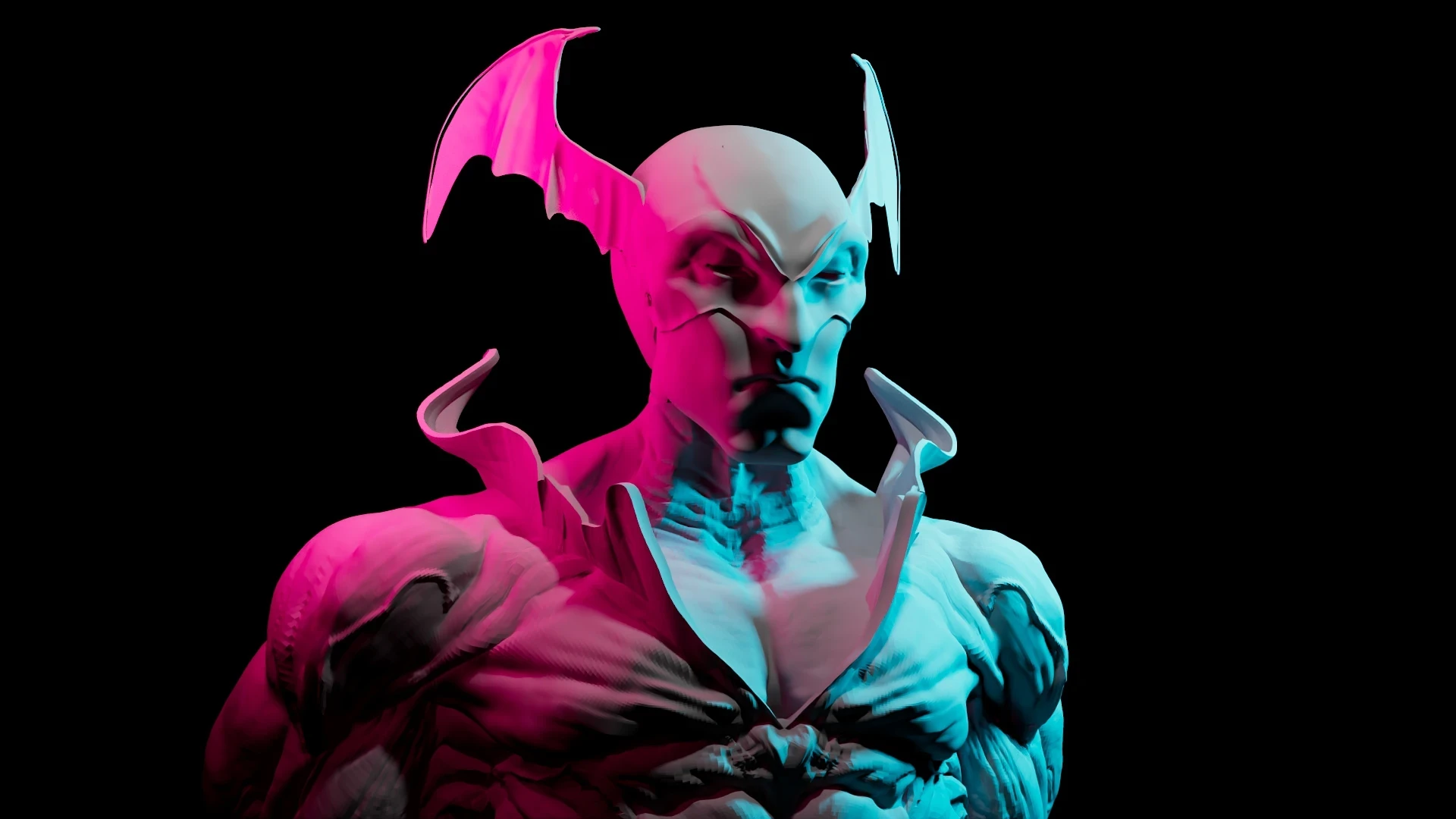 ArtStation - Devilman Crybaby 3D Full Body Sculpt