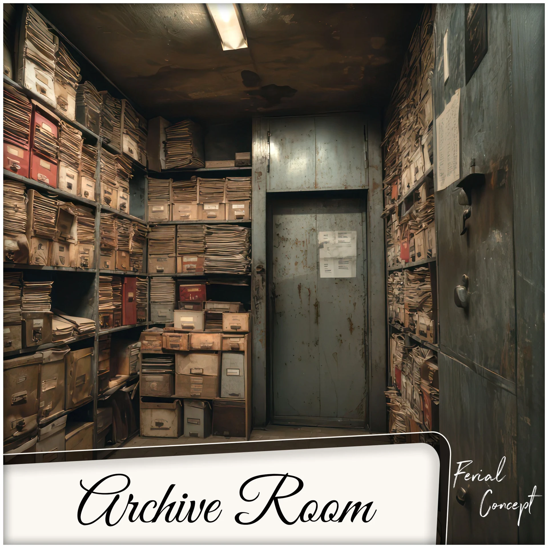 ArtStation - 🔹330 Archive Room - Environment Concept Reference Image ...
