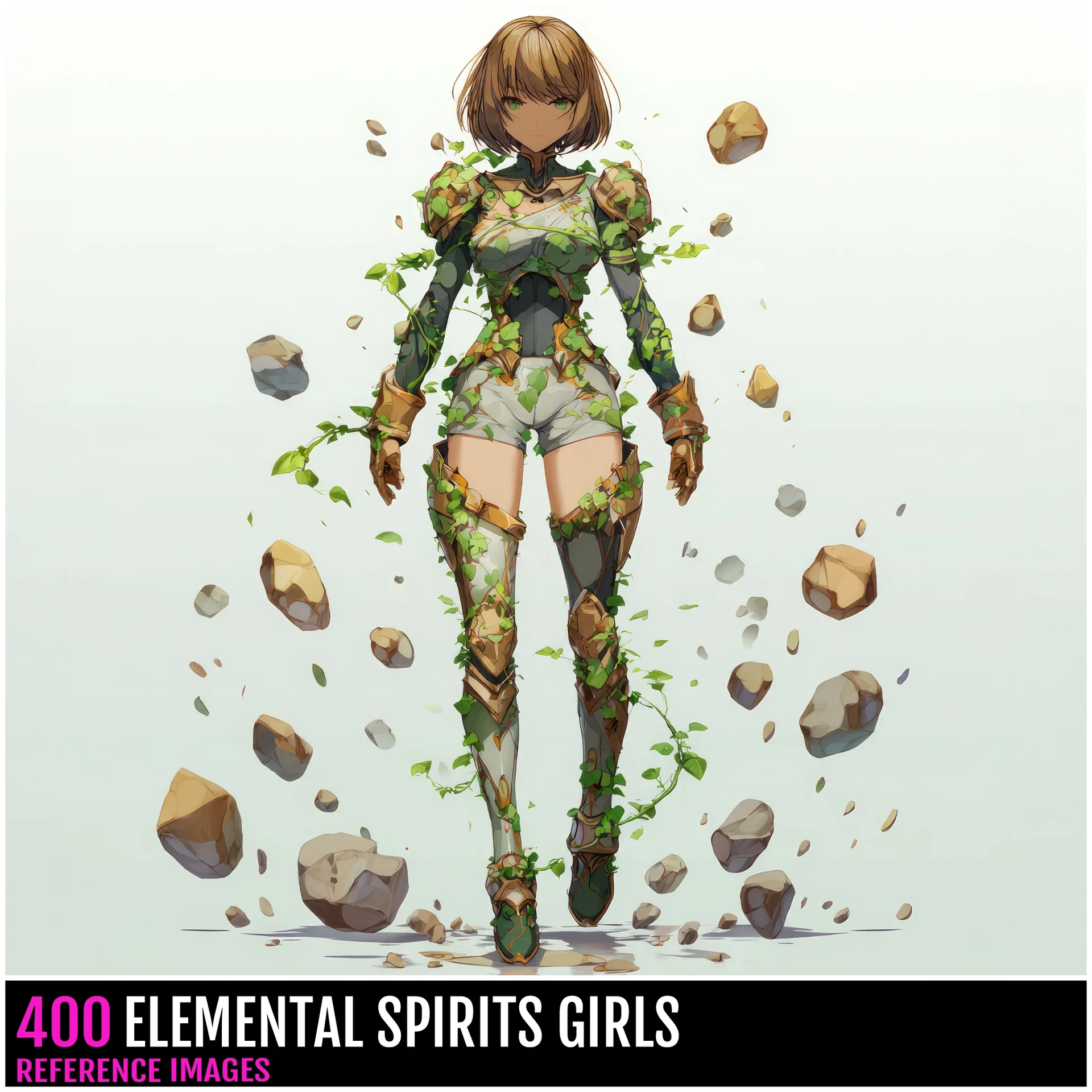 ArtStation - 400 ELEMENTAL SPIRITS GIRLS