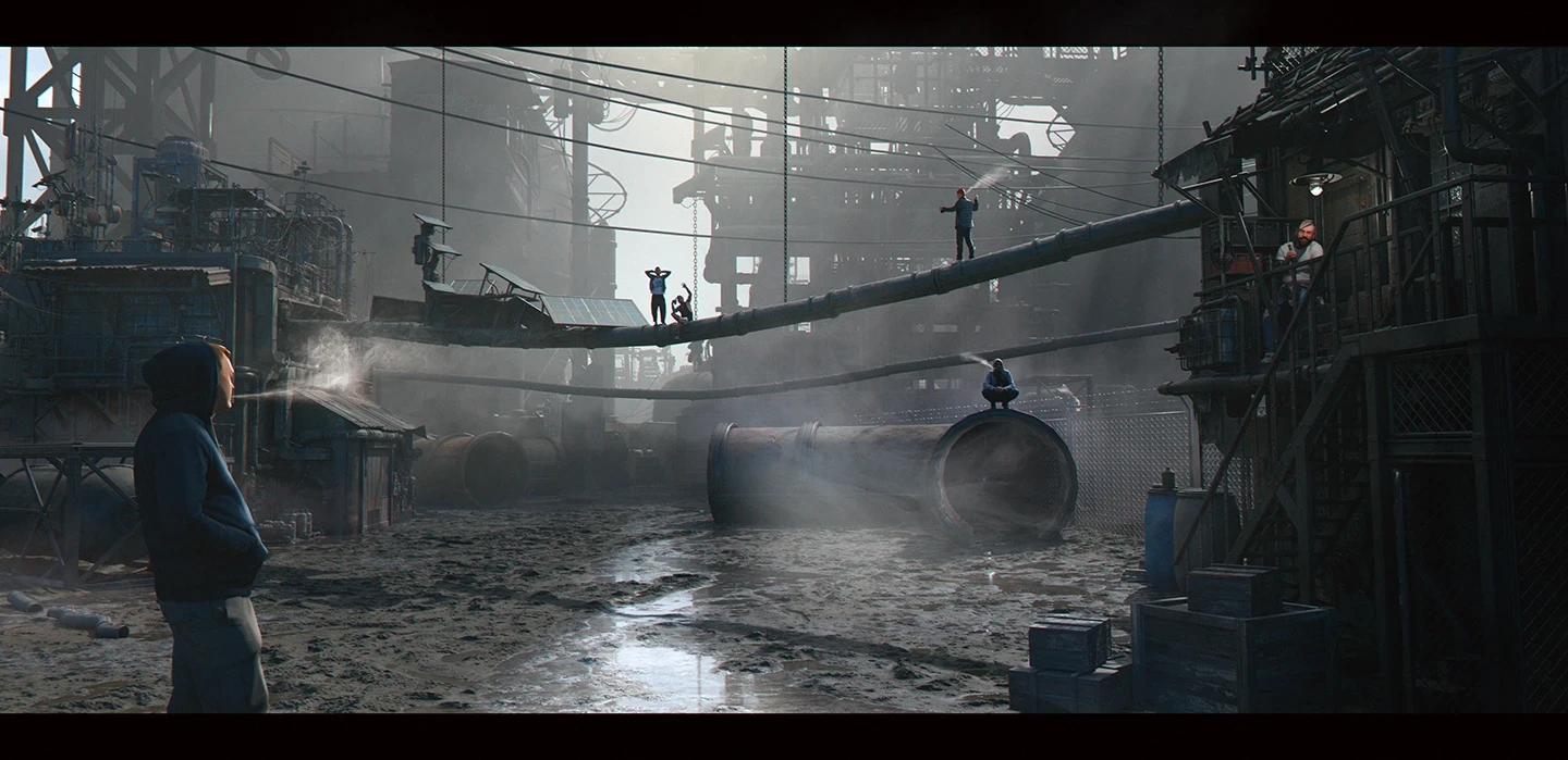 ArtStation - Abandoned factory