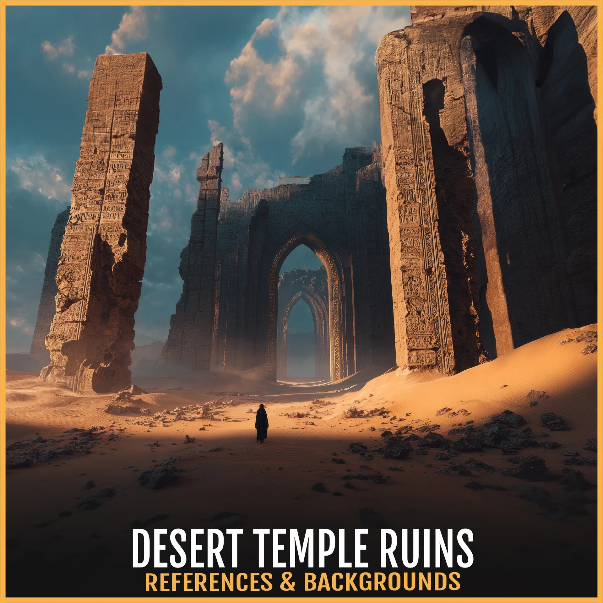 ArtStation - 303 Desert Temple Ruins