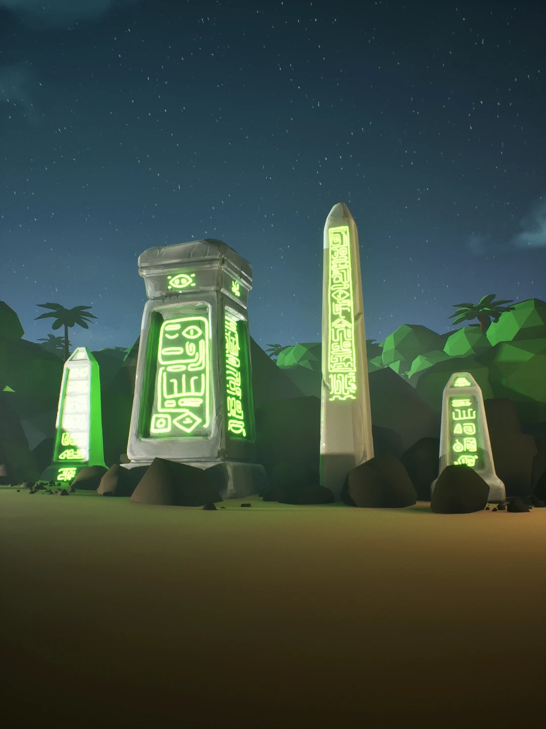 ArtStation - Umbral Shards: Xibalba-Duat's Knowledge Stones
