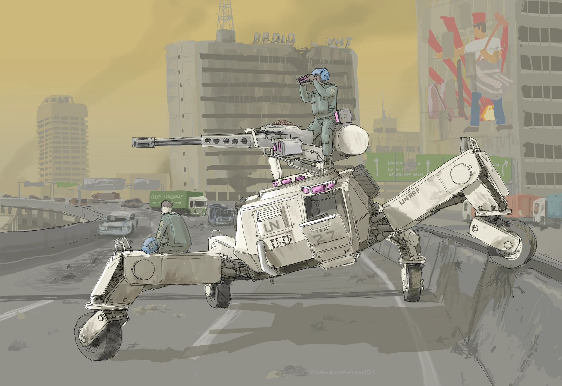 ArtStation - Mech Riders