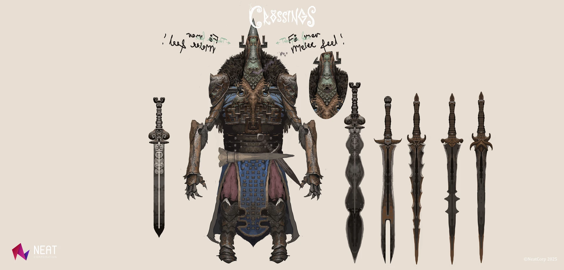 ArtStation - Crossings : dwarven captain concepts