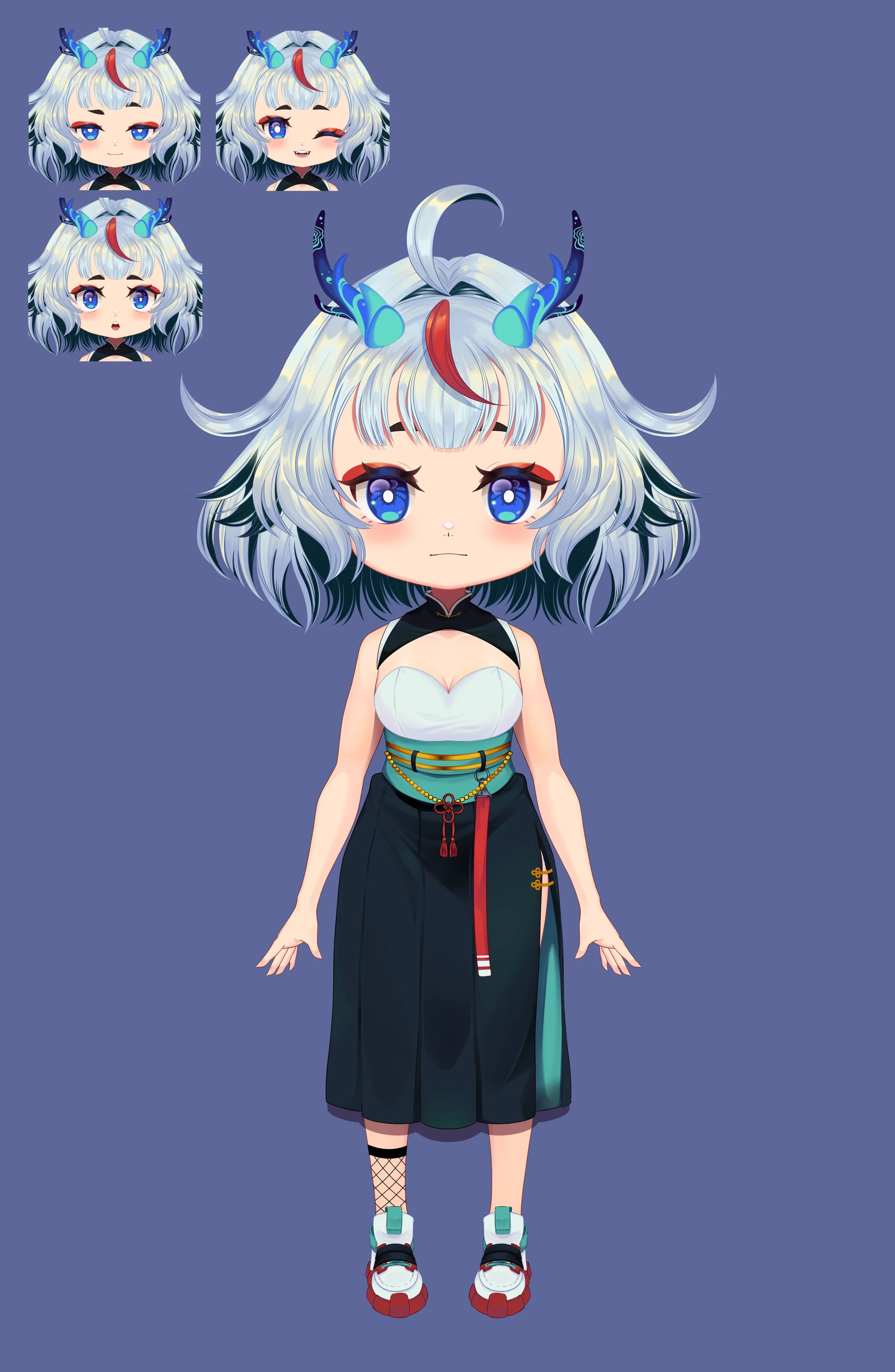 ArtStation - Live2D Cubism training - Original character