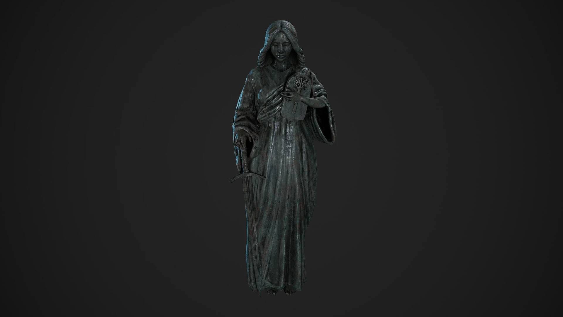 ArtStation - For Honor - Female statue (Knights Arena 3D Asset Modeling)