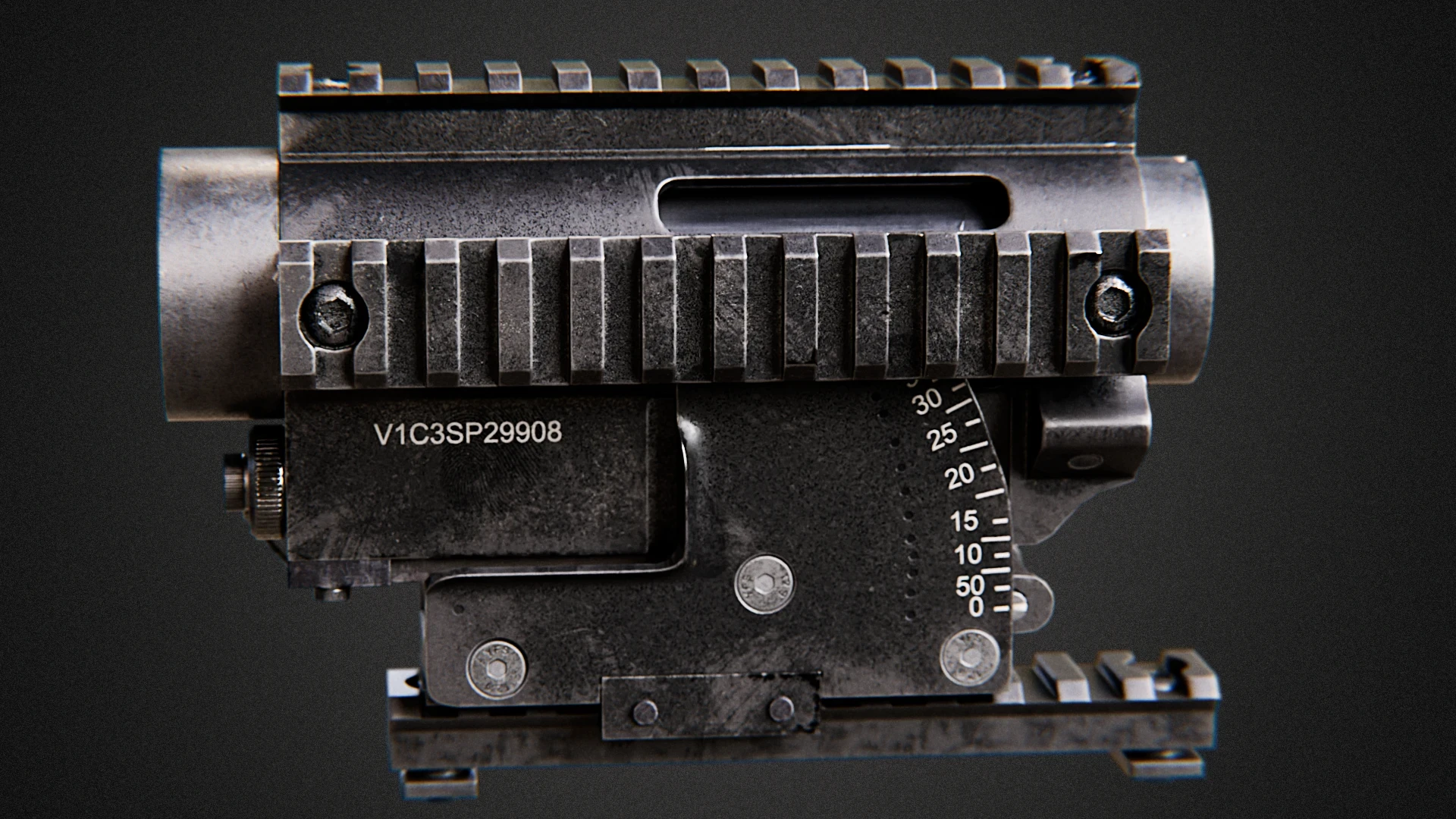 ArtStation - M2A1 Grenade launcher Reflex Sight (M32A1)