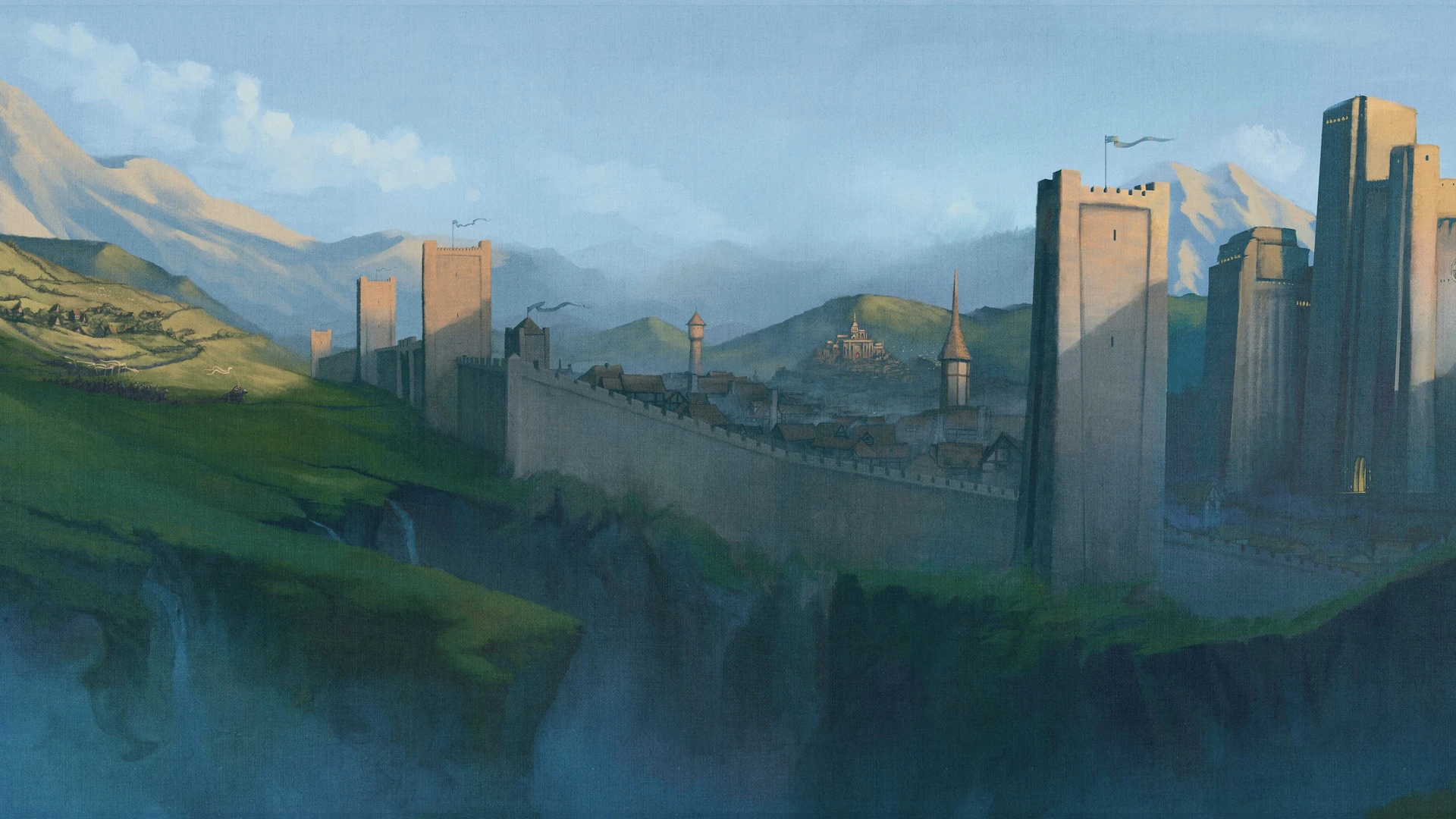 ArtStation - The Free City of Avalon