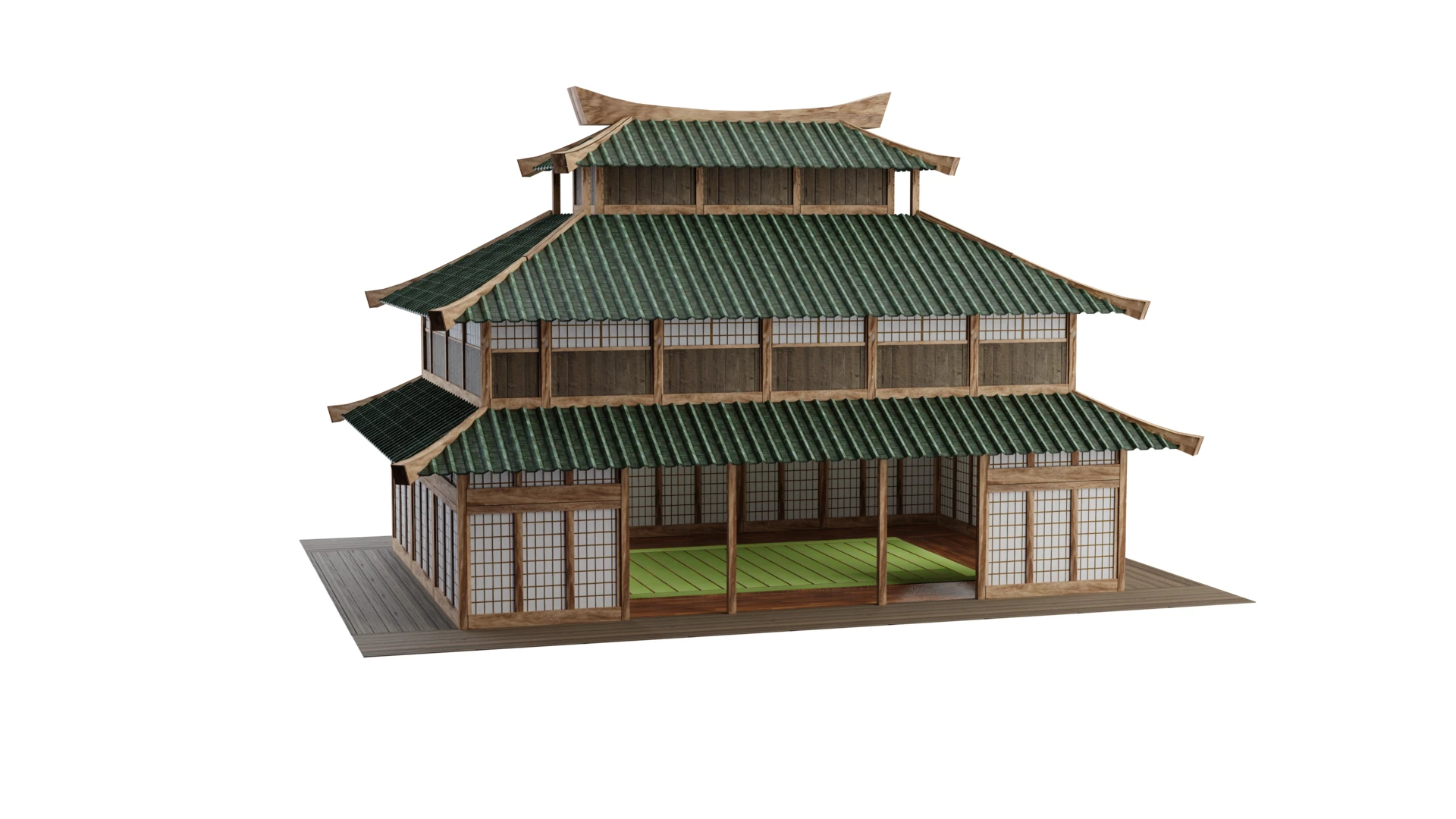 ArtStation - Japanese Modular Dojo