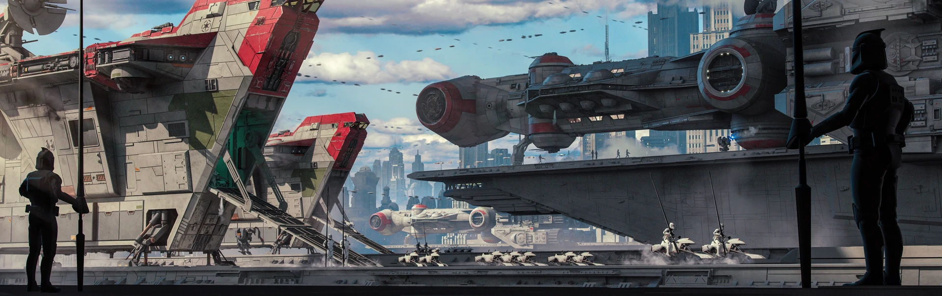 ArtStation - CR20 Troop Carrier, Knights of the Republic! ( Rendering ...