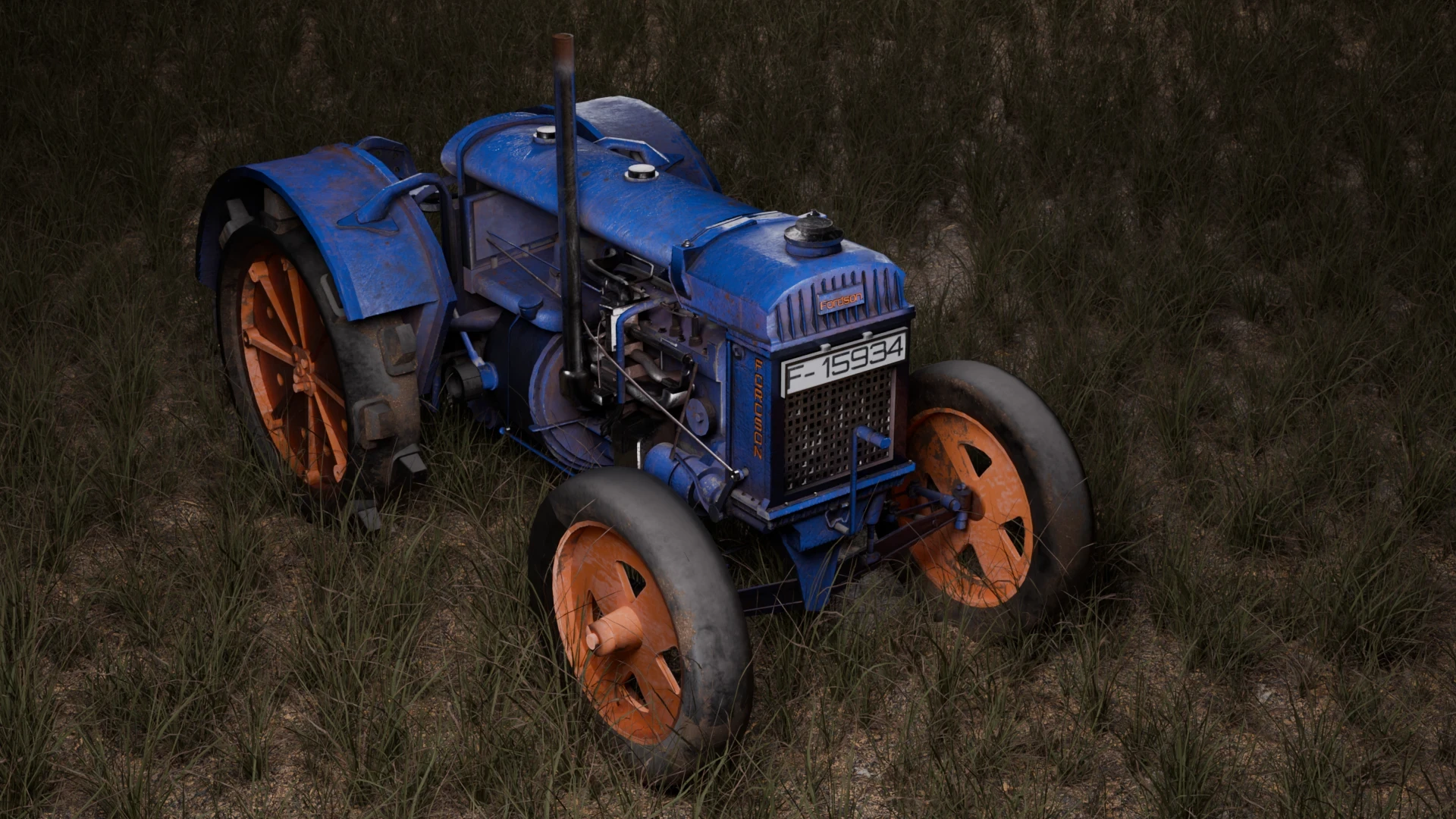 ArtStation - Tractor Fordson