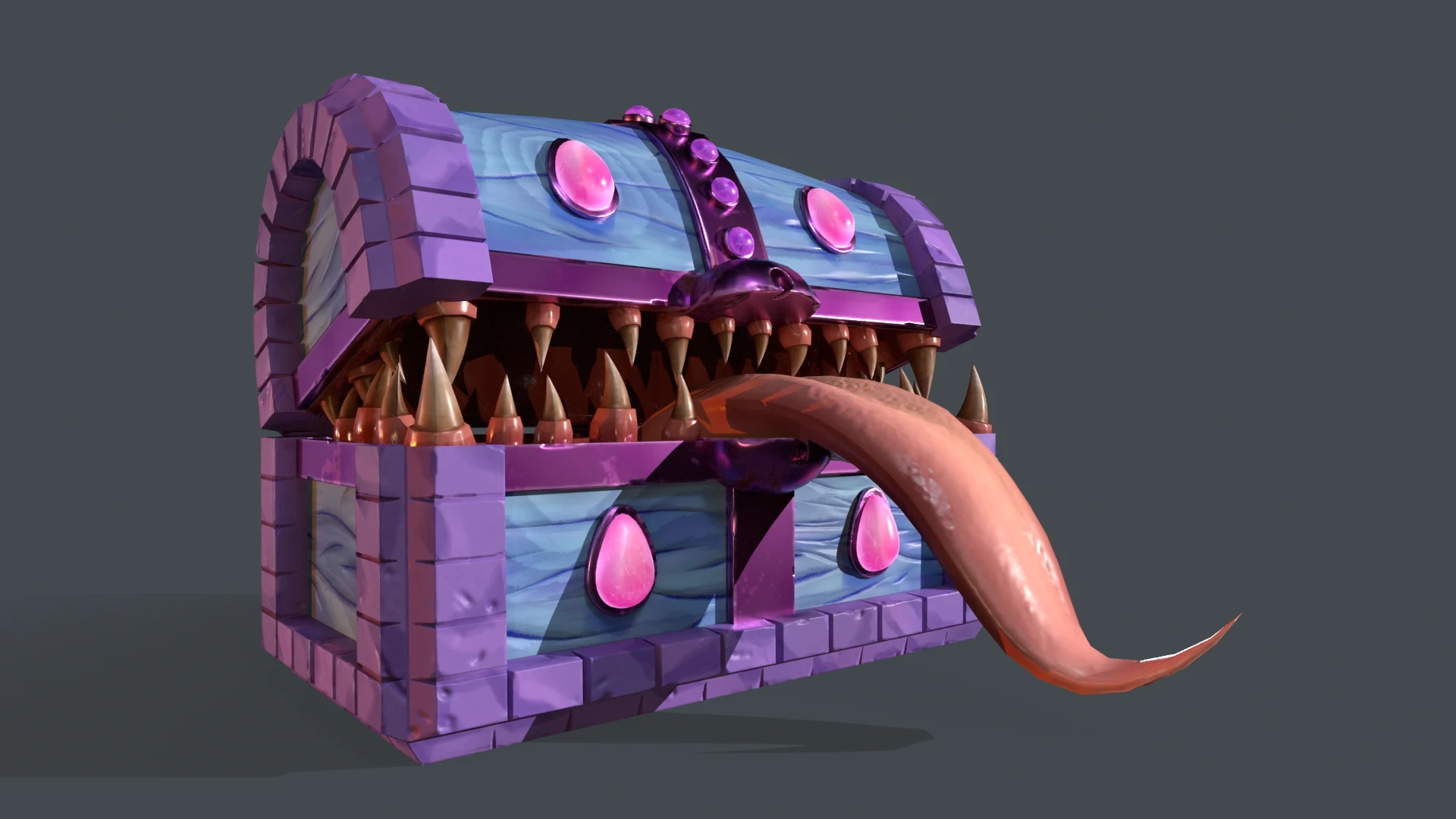 ArtStation - 3D Hallowed Mimic - Terraria
