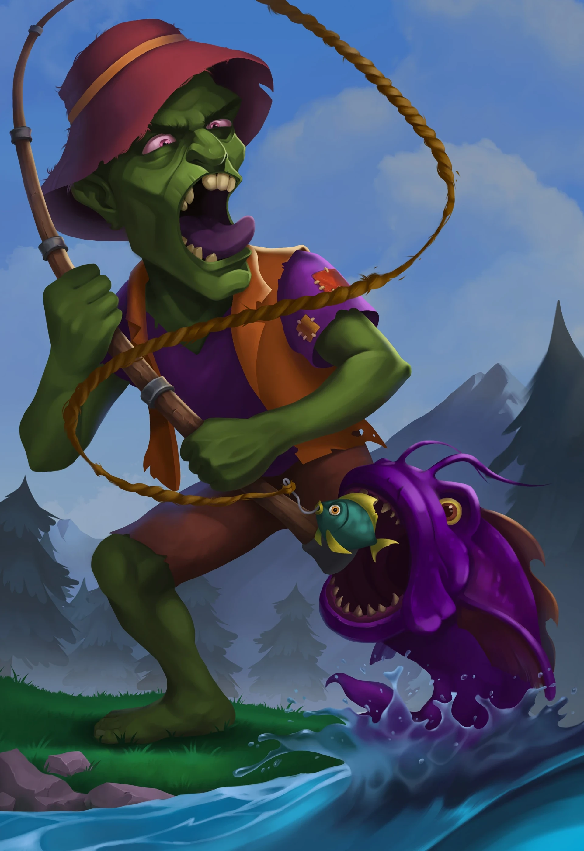 ArtStation - Zombie fishing