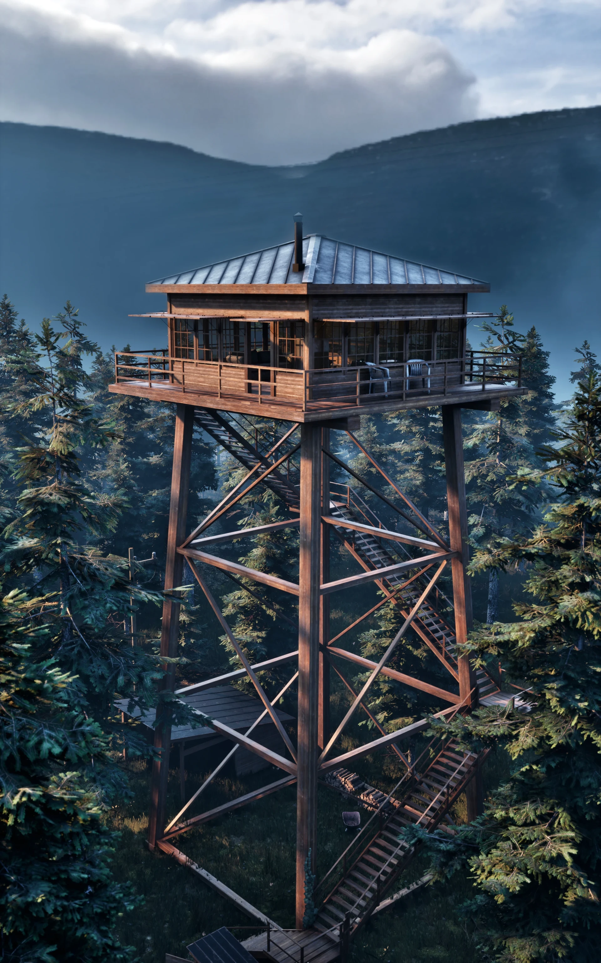 ArtStation - Fire tower
