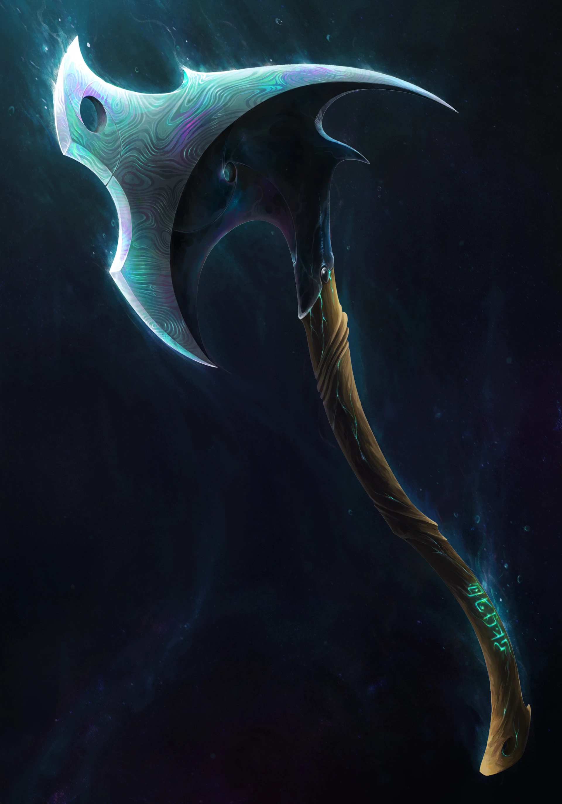 ArtStation - Dungeons and Dragons : Borealis Axe
