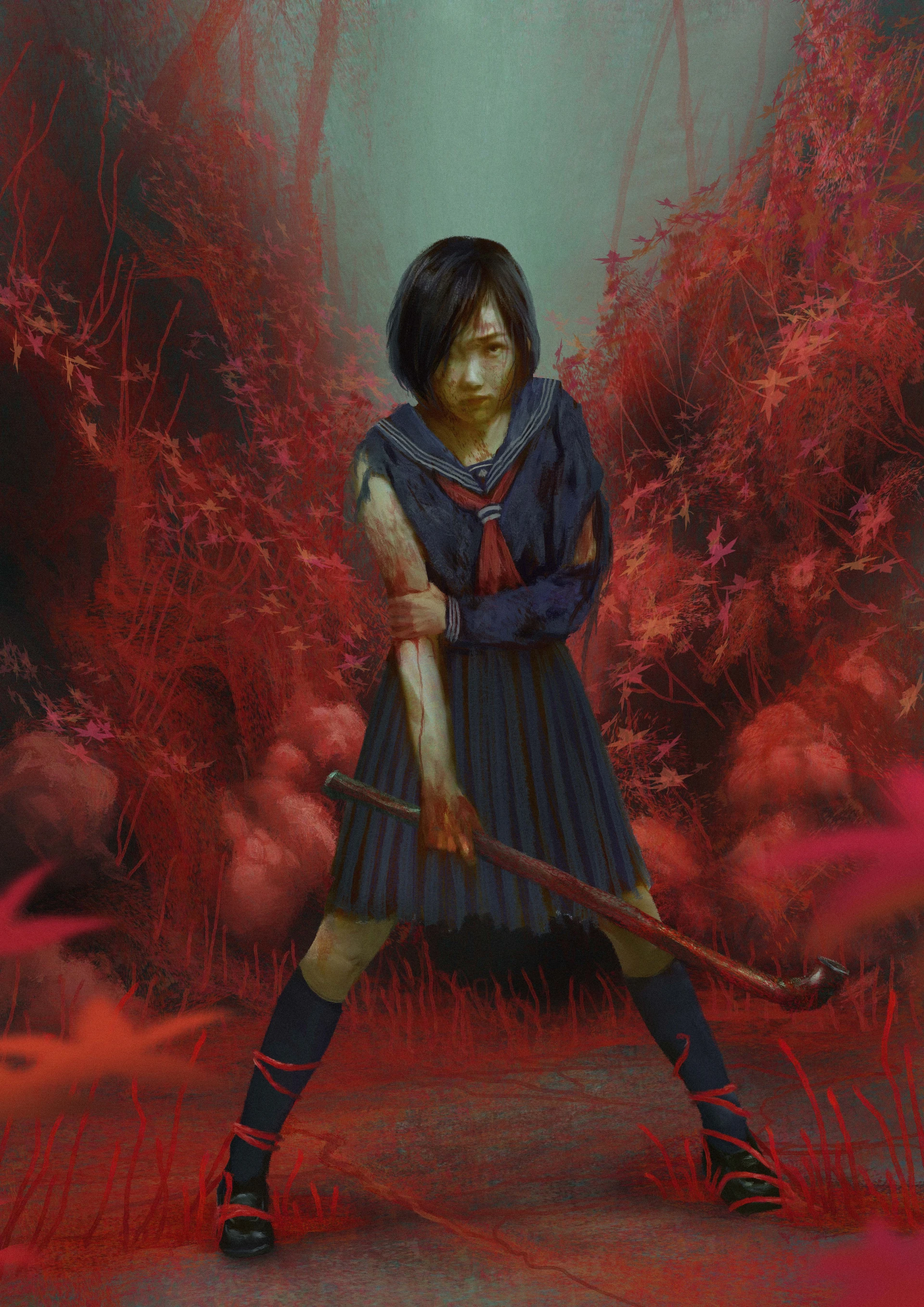 ArtStation - Silent hill f fan art