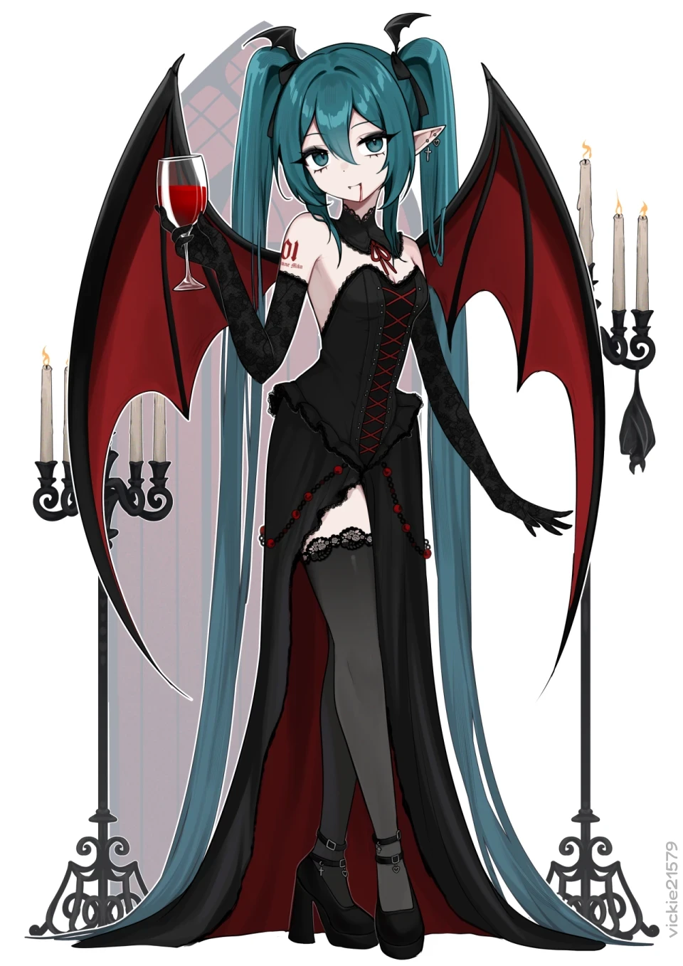 ArtStation - Vampire Miku