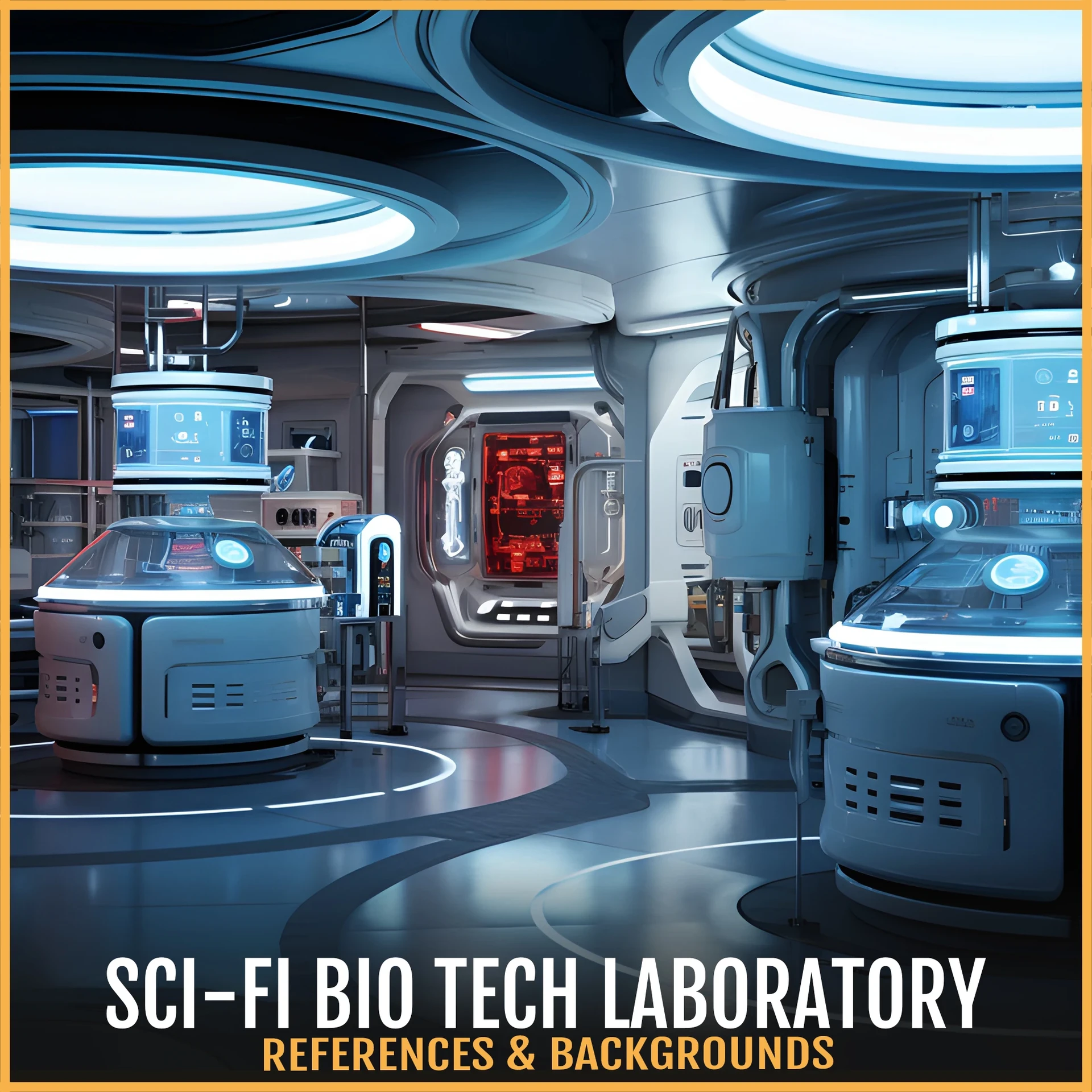 ArtStation - 303 Sci-fi Biotech Laboratory