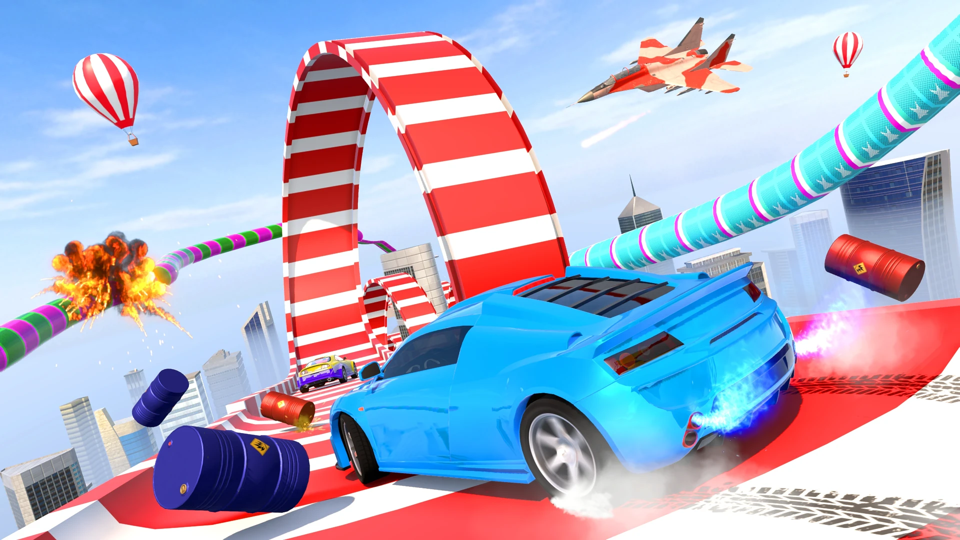 ArtStation - Stunt Car Driving (Sky Ramp Scene)