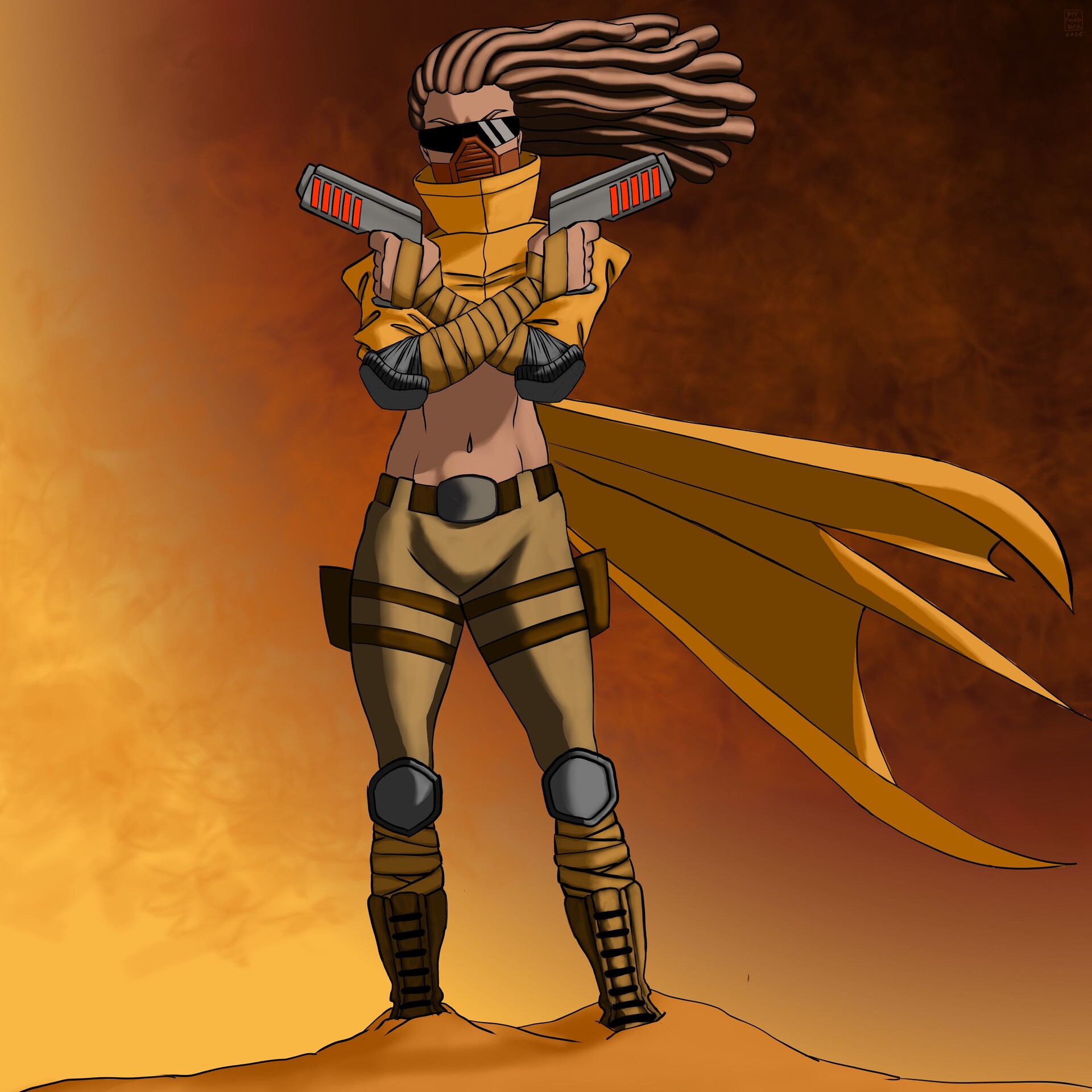 ArtStation - The Wastelander (Character Design Challenge Art Submission)