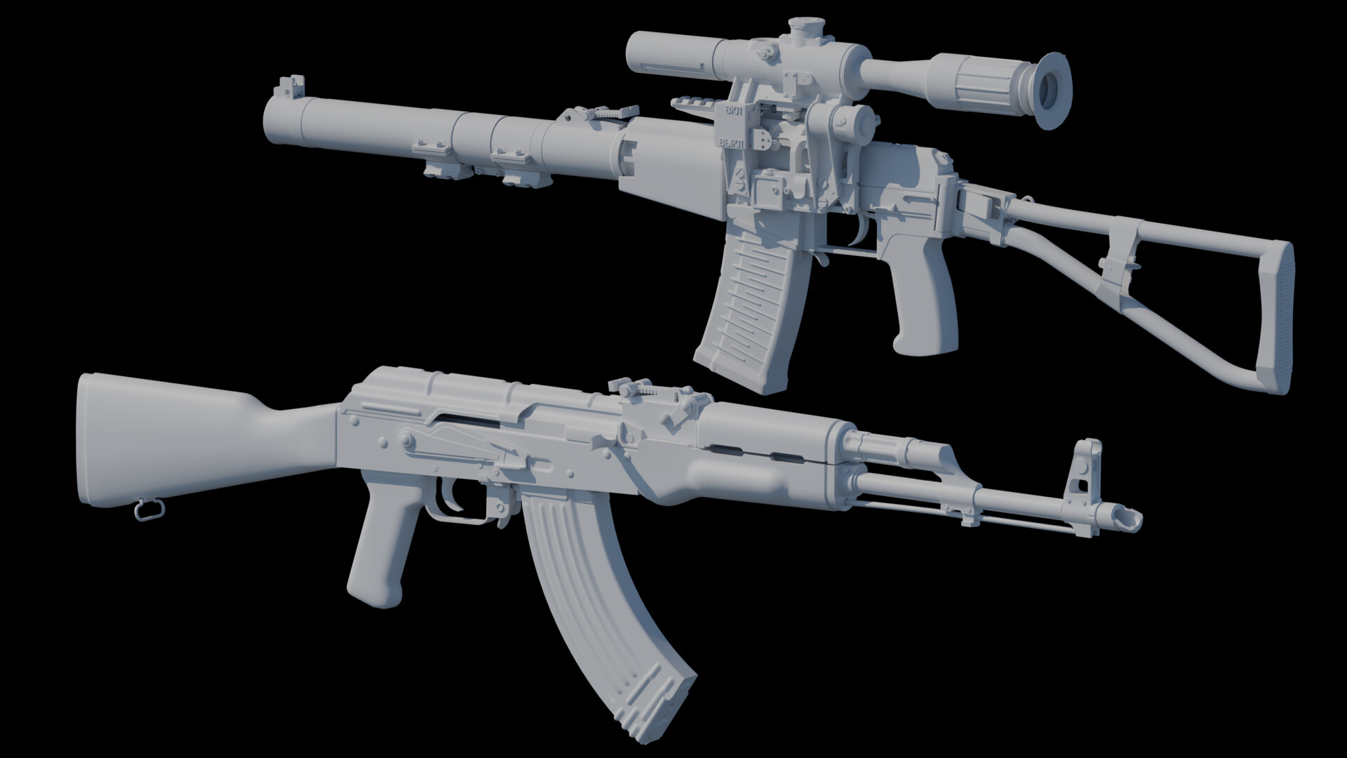 ArtStation - AKM/AC VAL (Work in Progress)