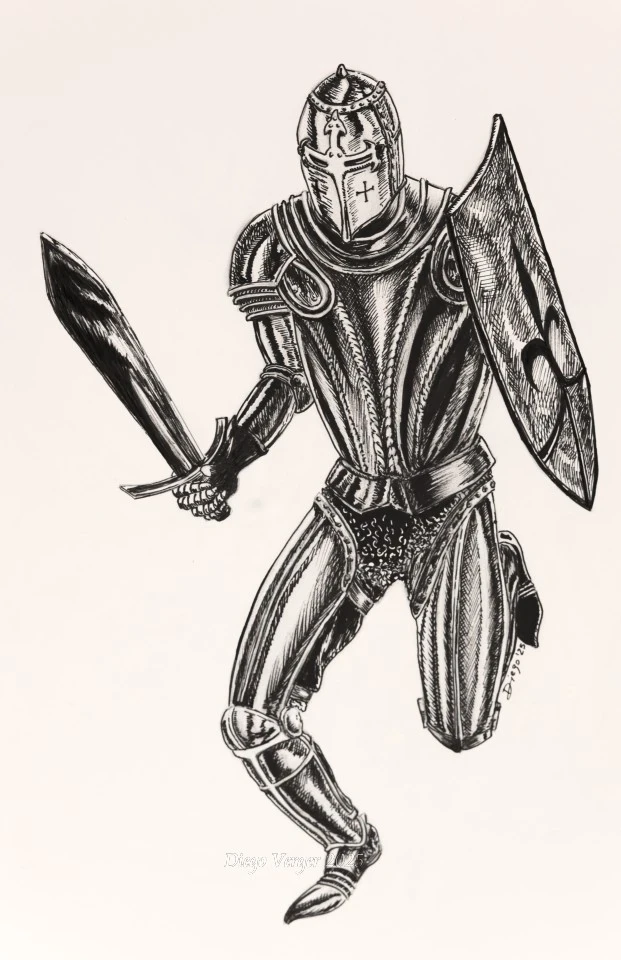 ArtStation - Medieval Knight in Armour