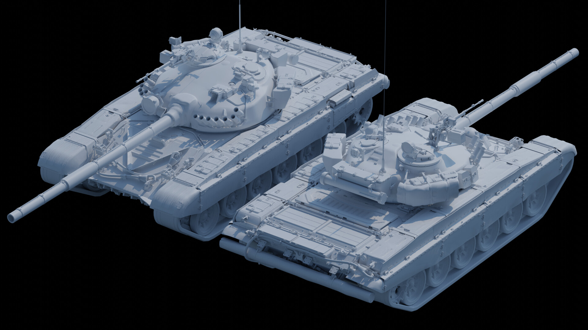 ArtStation - T-72A (Work in Progress)
