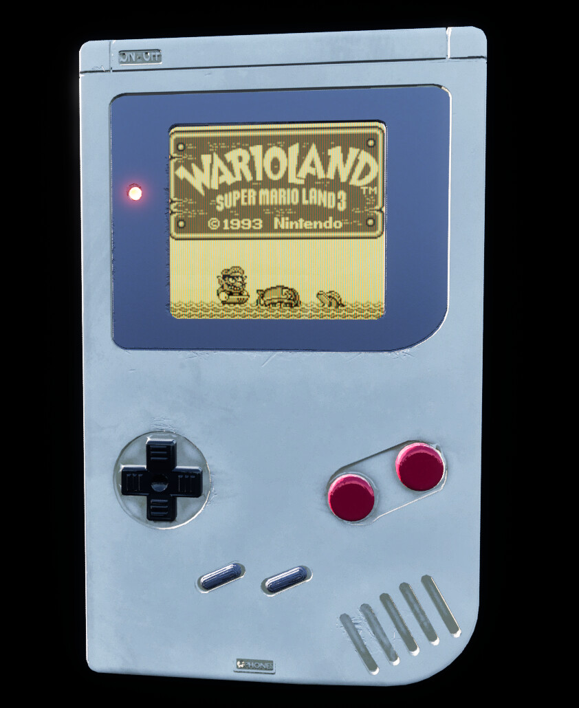 ArtStation - Gameboy Model