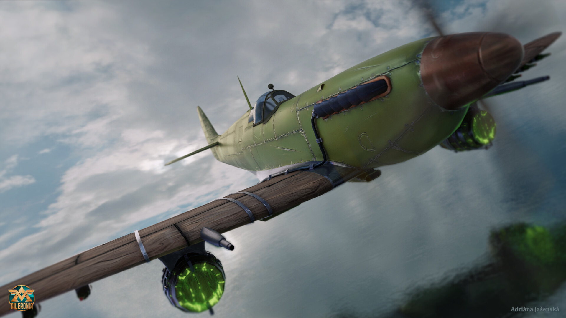 ArtStation - Mick the Beer– Game Ready Asset (Spitfire)