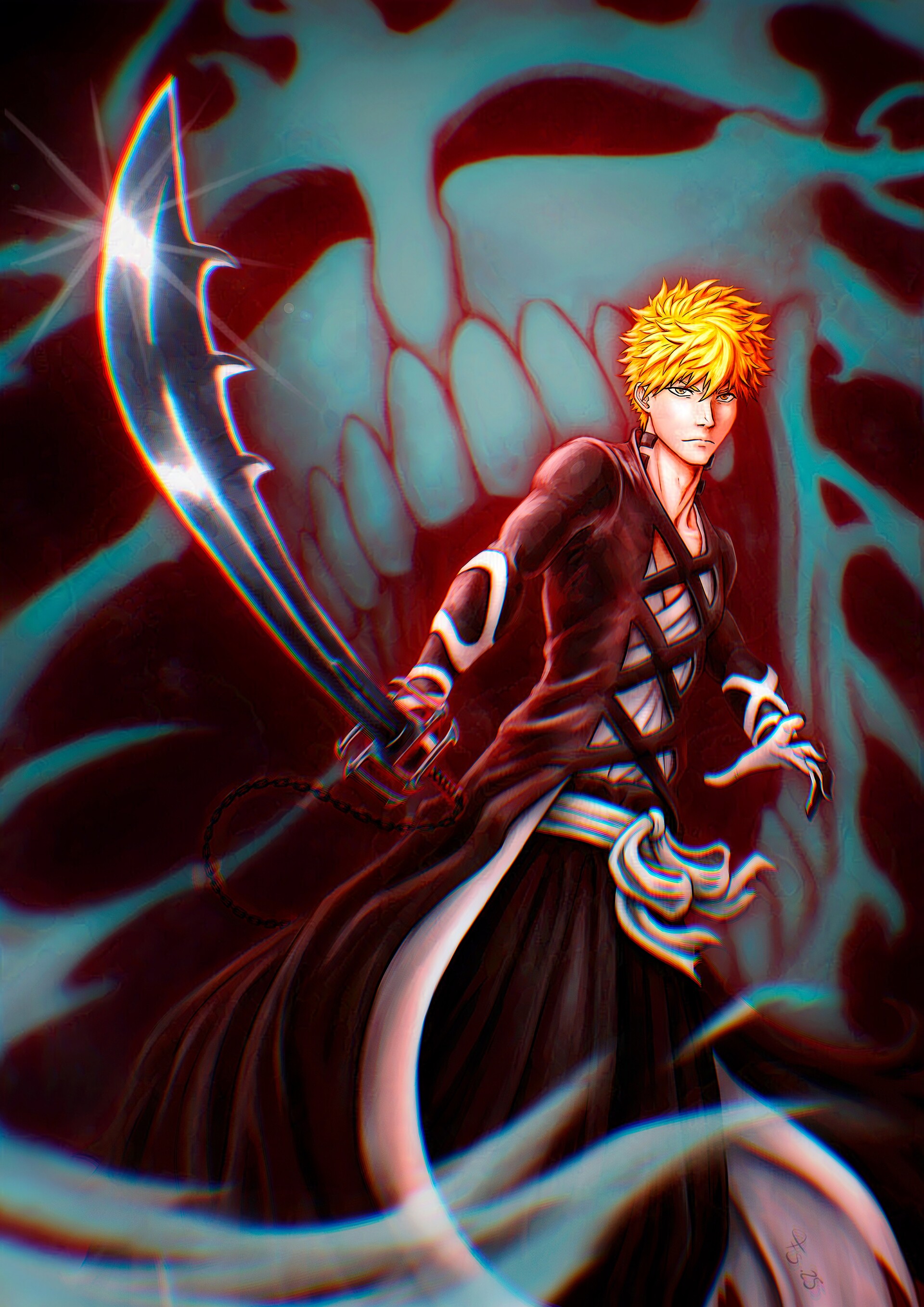 ArtStation - Fullbring Bankai Ichigo - Bleach Fanart